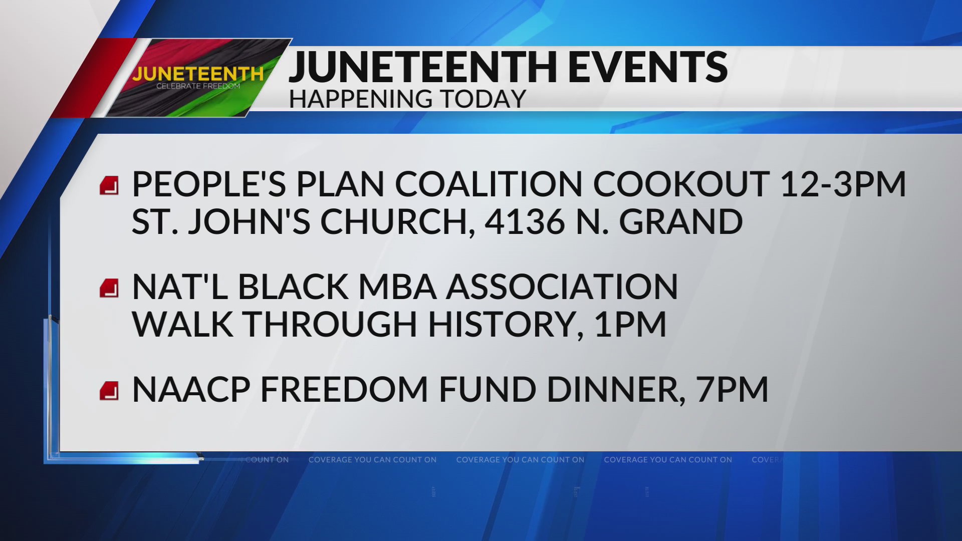 Juneteenth events taking place today in the St. Louis area – FOX 2