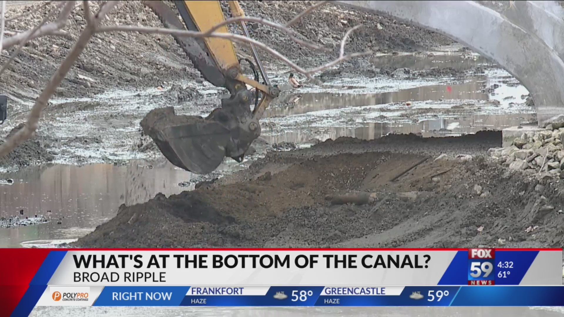 Canal in Broad Ripple drained of water – Fox 59