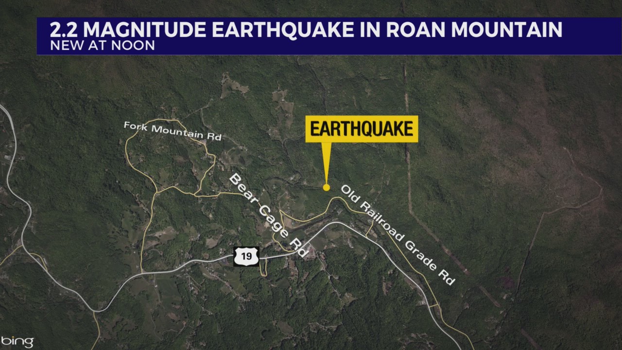 Earthquake detected near 19E between Roan Mountain & Hampton – WJHL ...