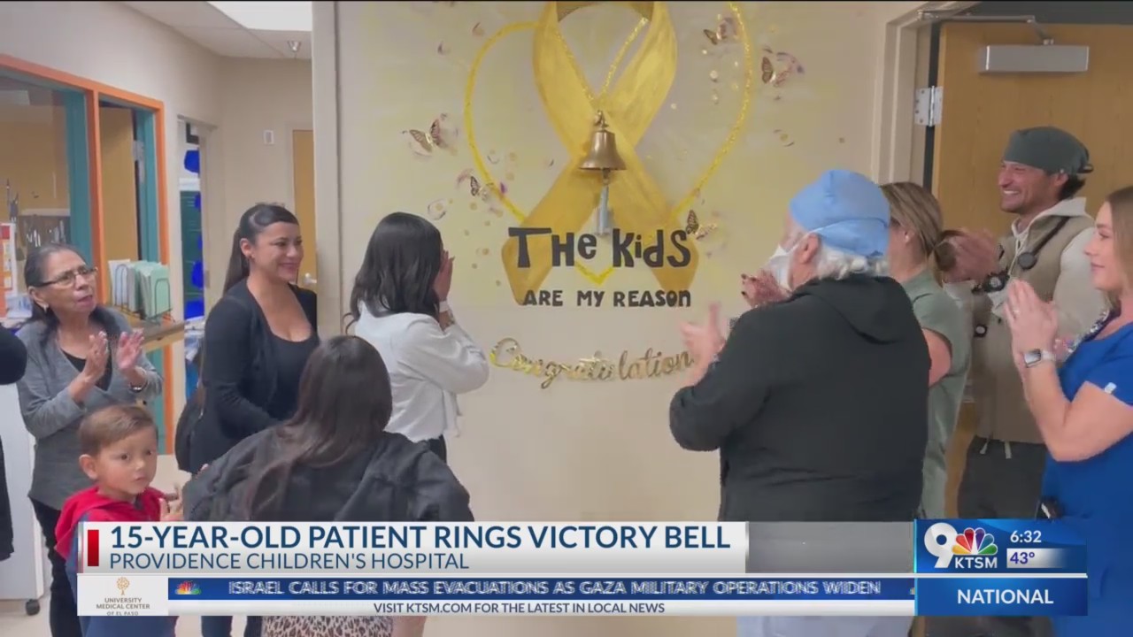 15-year-old patient rings victory bell at Providence Children’s ...