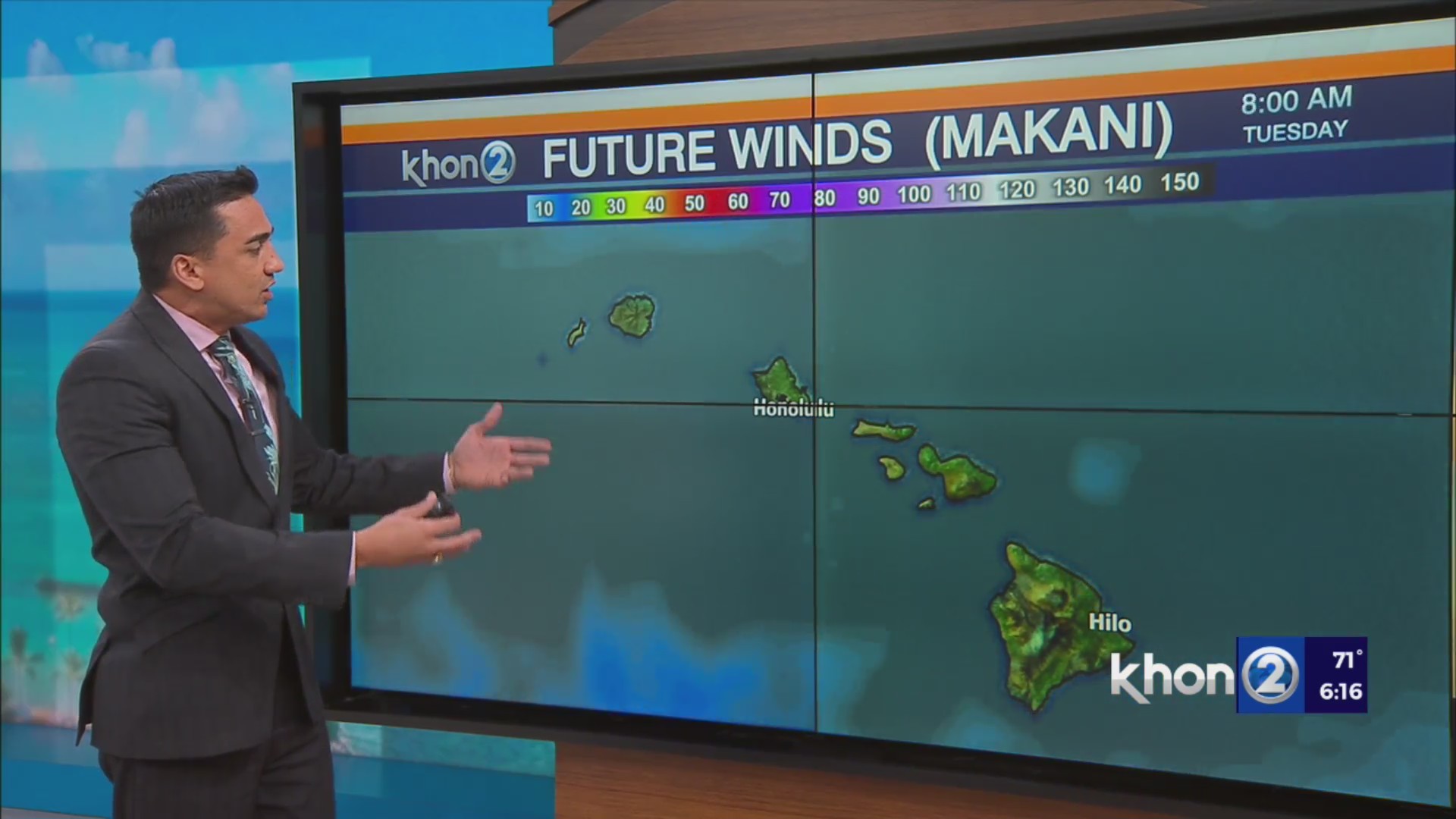 Light and variable winds kick off new week – KHON2