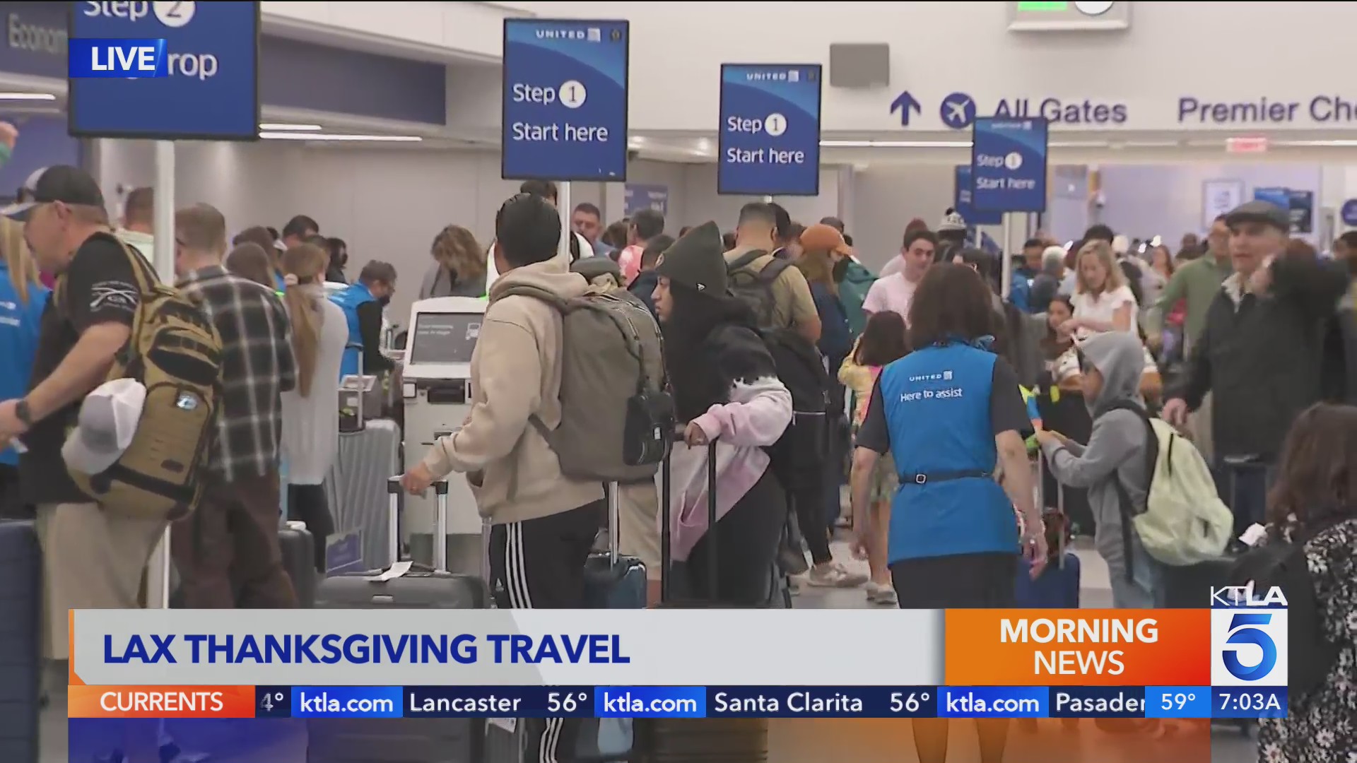 Thousands of travelers descend upon LAX as Thanksgiving travel ramps up ...