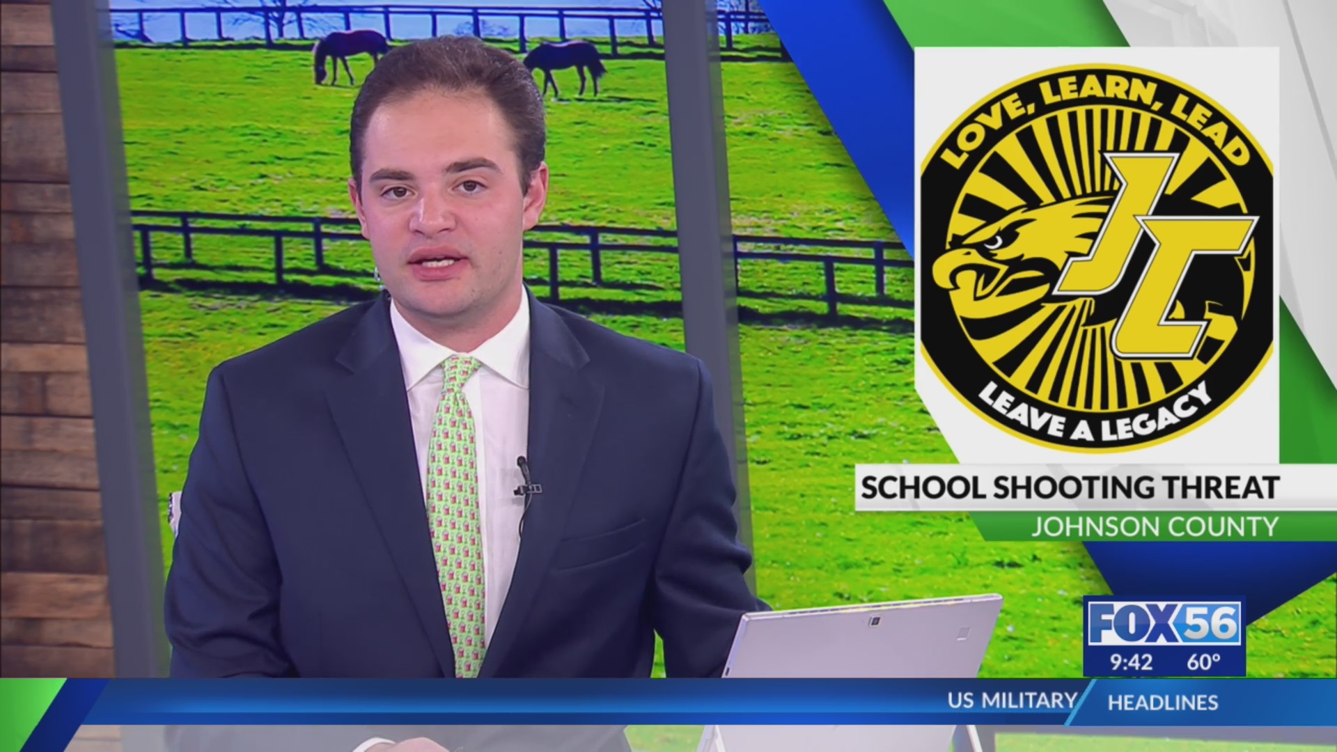 Social media hacker arrested after Johnson County Middle School shooting threat – FOX 56 News