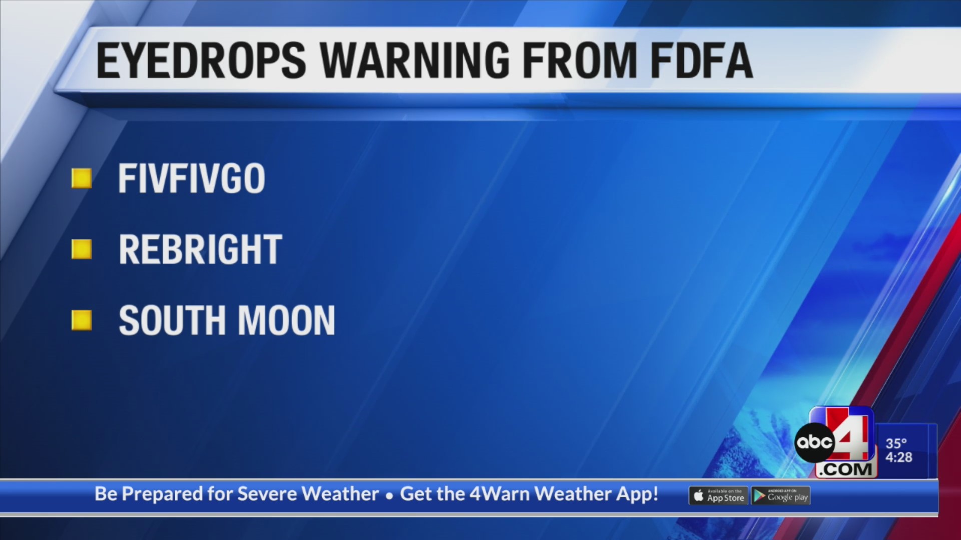 FDA warns Americans about eye drops substituting recalled brands – ABC4 ...