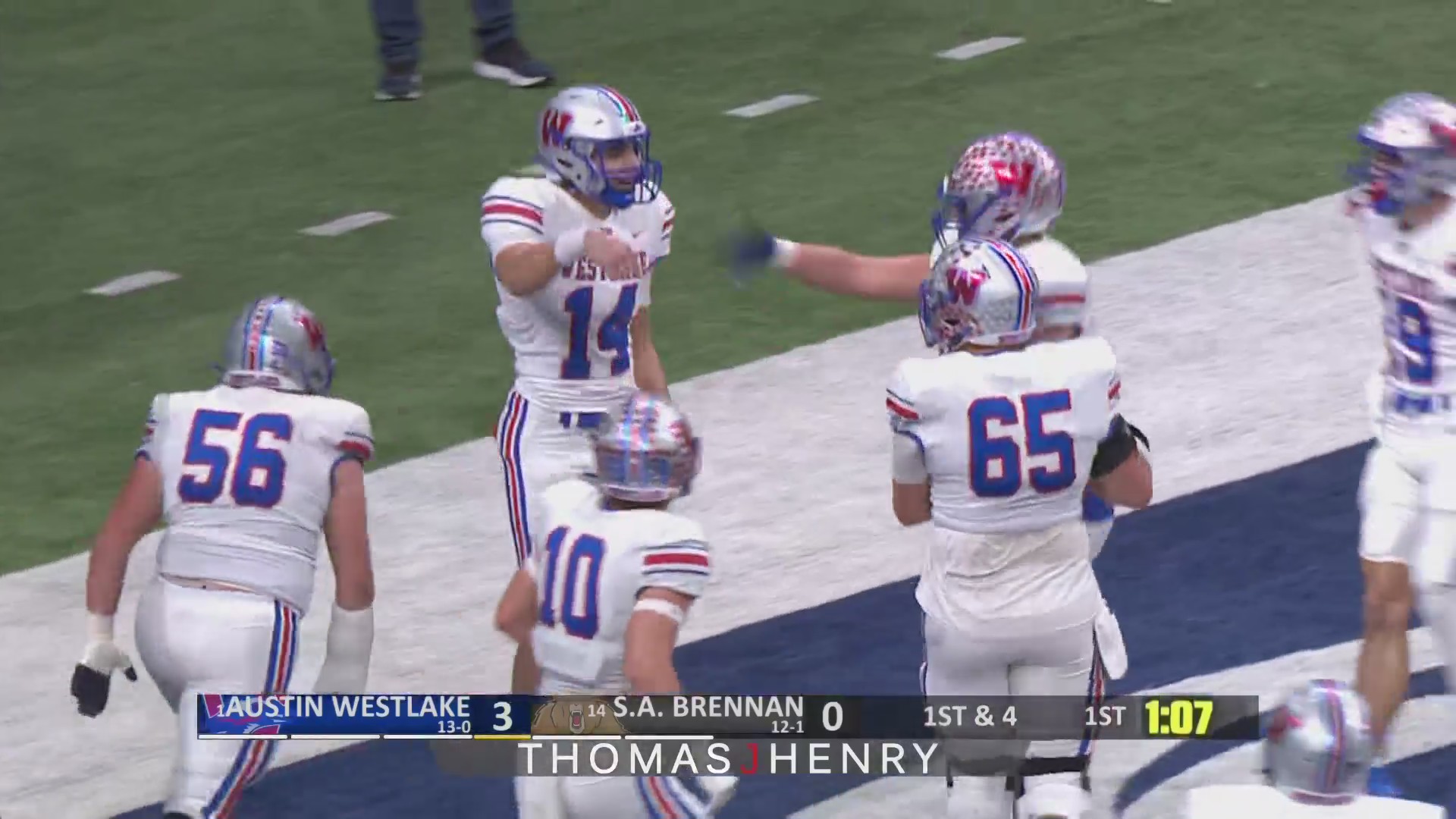 Touchdown Westlake: Brett Skinner 4-yard run – KXAN Austin