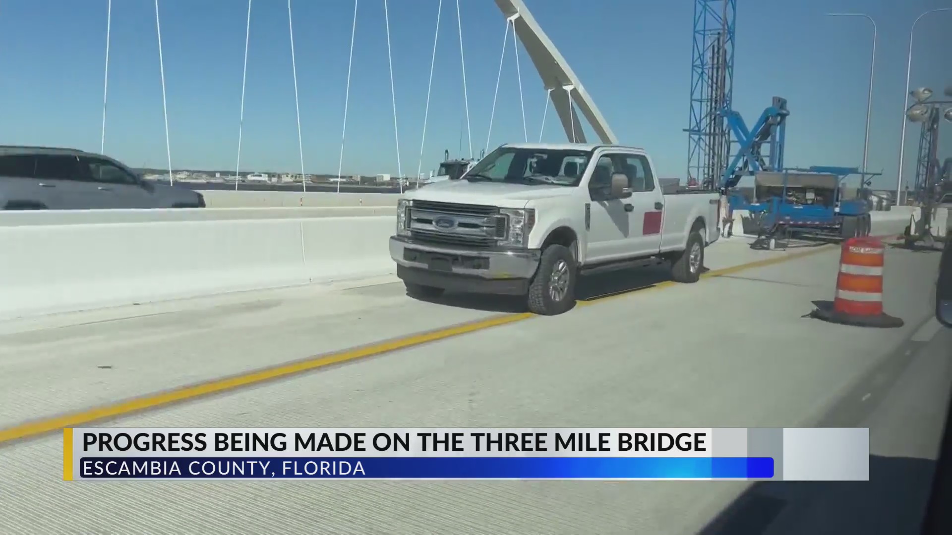 Westbound span of Three Mile Bridge expected to open February 13 – WKRG ...