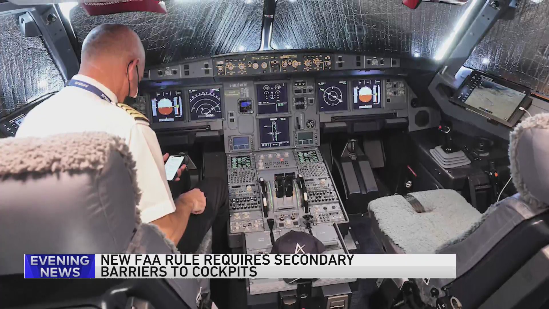 New airline planes will be required to have secondary barriers to the ...