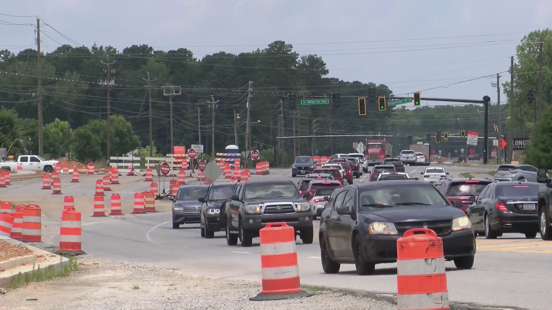 Construction at I-20 and Lewiston Road expected to finish by early next ...