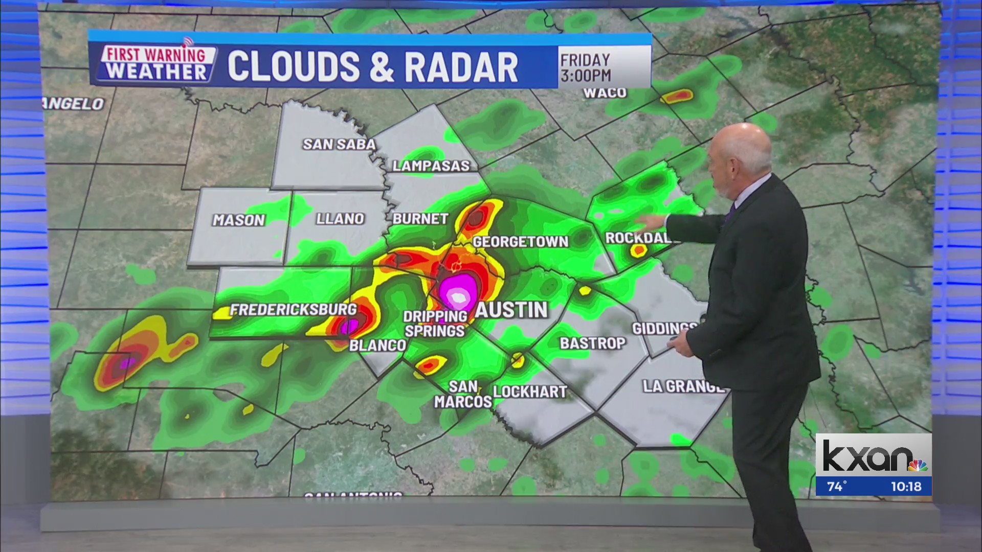 First Warning Weather with Jim Spencer – KXAN Austin