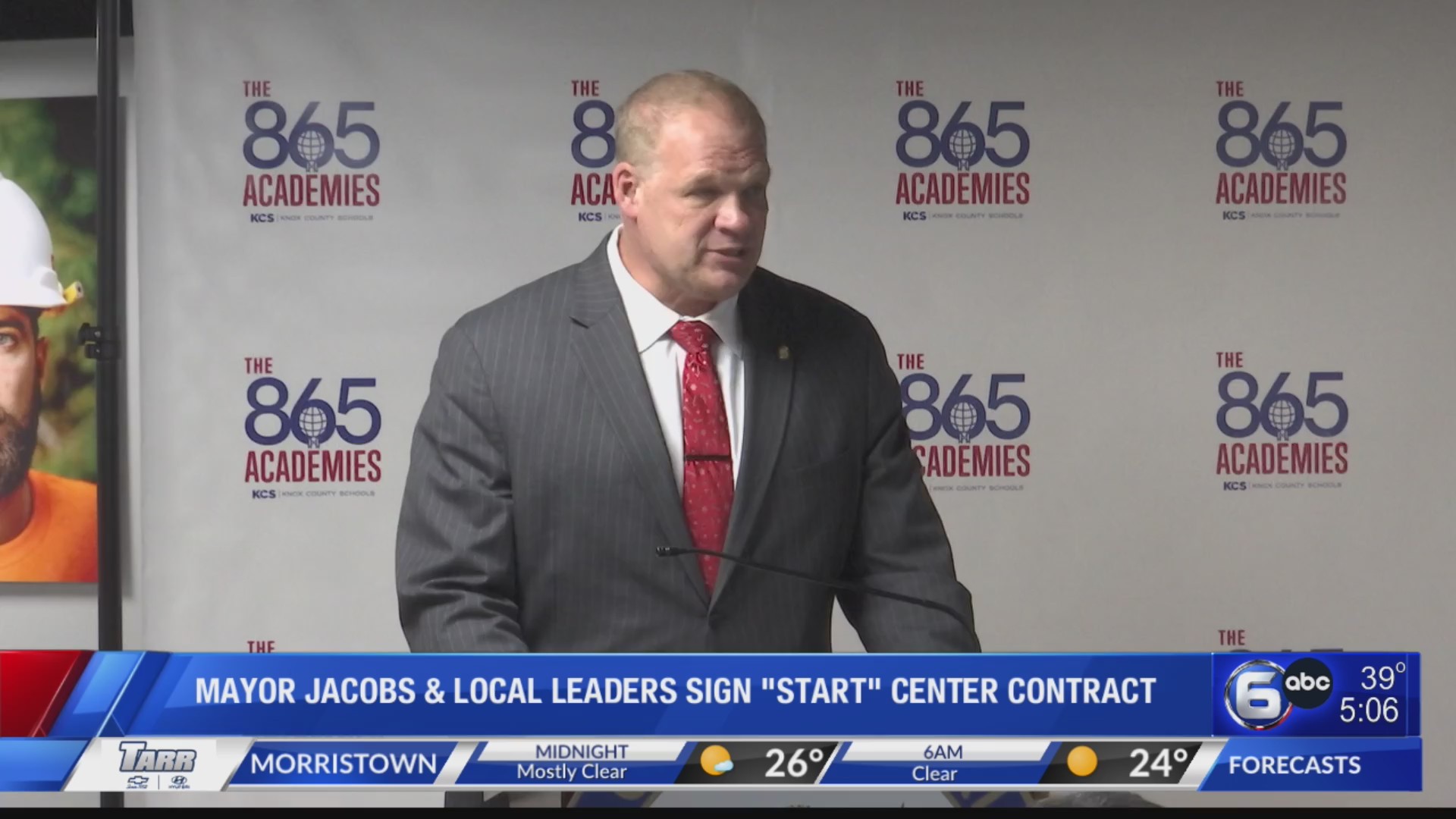Mayor Jacobs & local leaders sign “START” Center contract – WATE 6 On ...