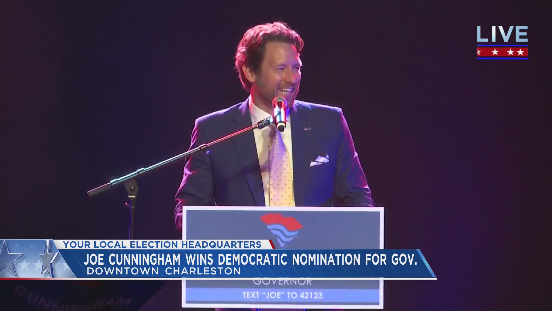 Joe Cunningham speaks after winning SC gubernatorial primary – WCBD News 2
