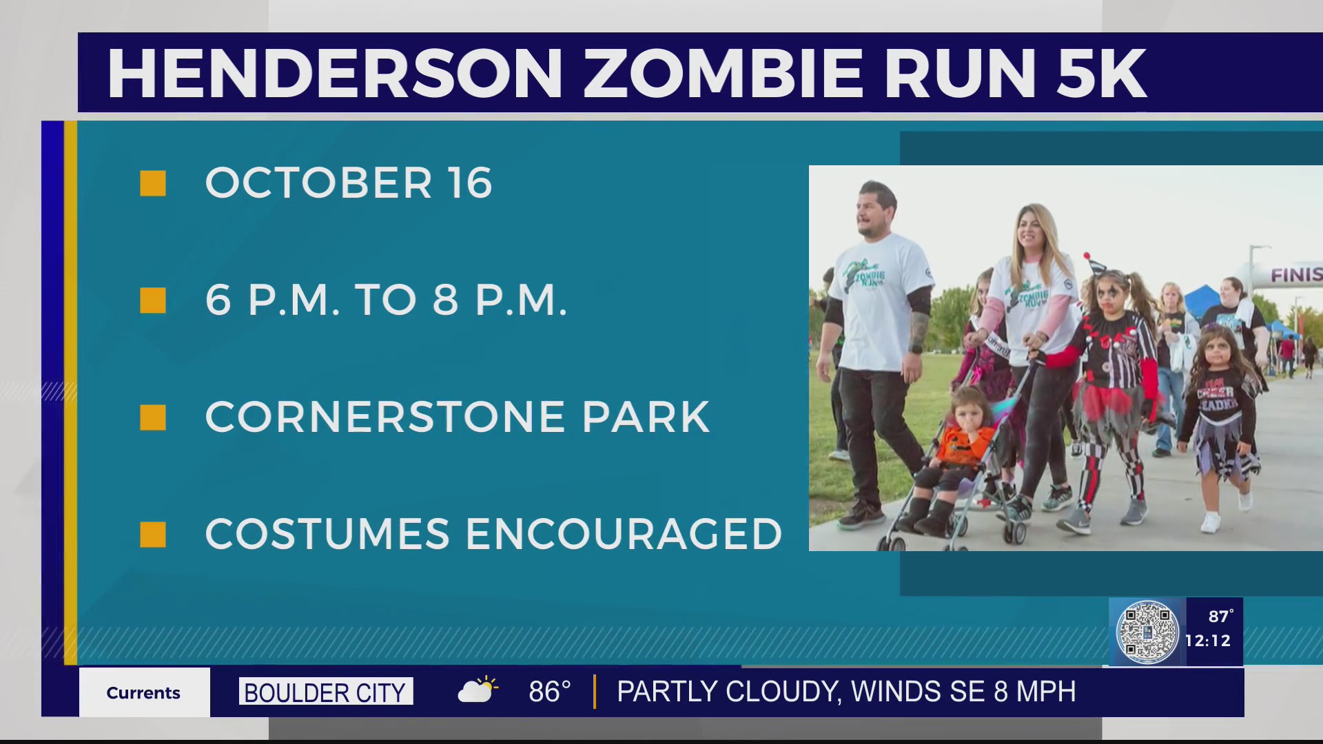 Zombie Run 5K and mile run return to City of Henderson this October – KLAS