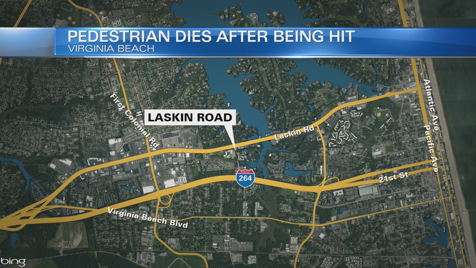 Pedestrian dies after being struck by vehicle on Laskin Road in ...