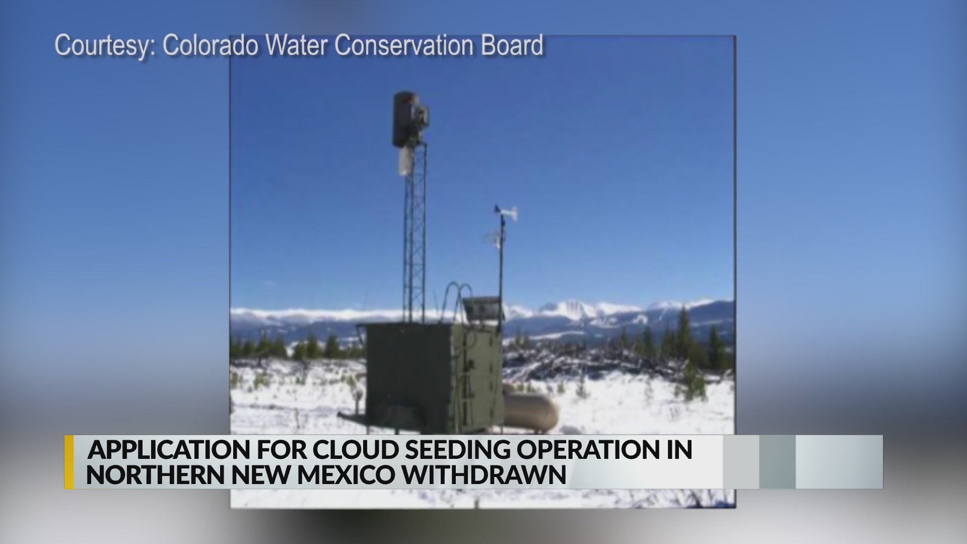 Application for cloud seeding project near Taos withdrawn – KRQE NEWS ...