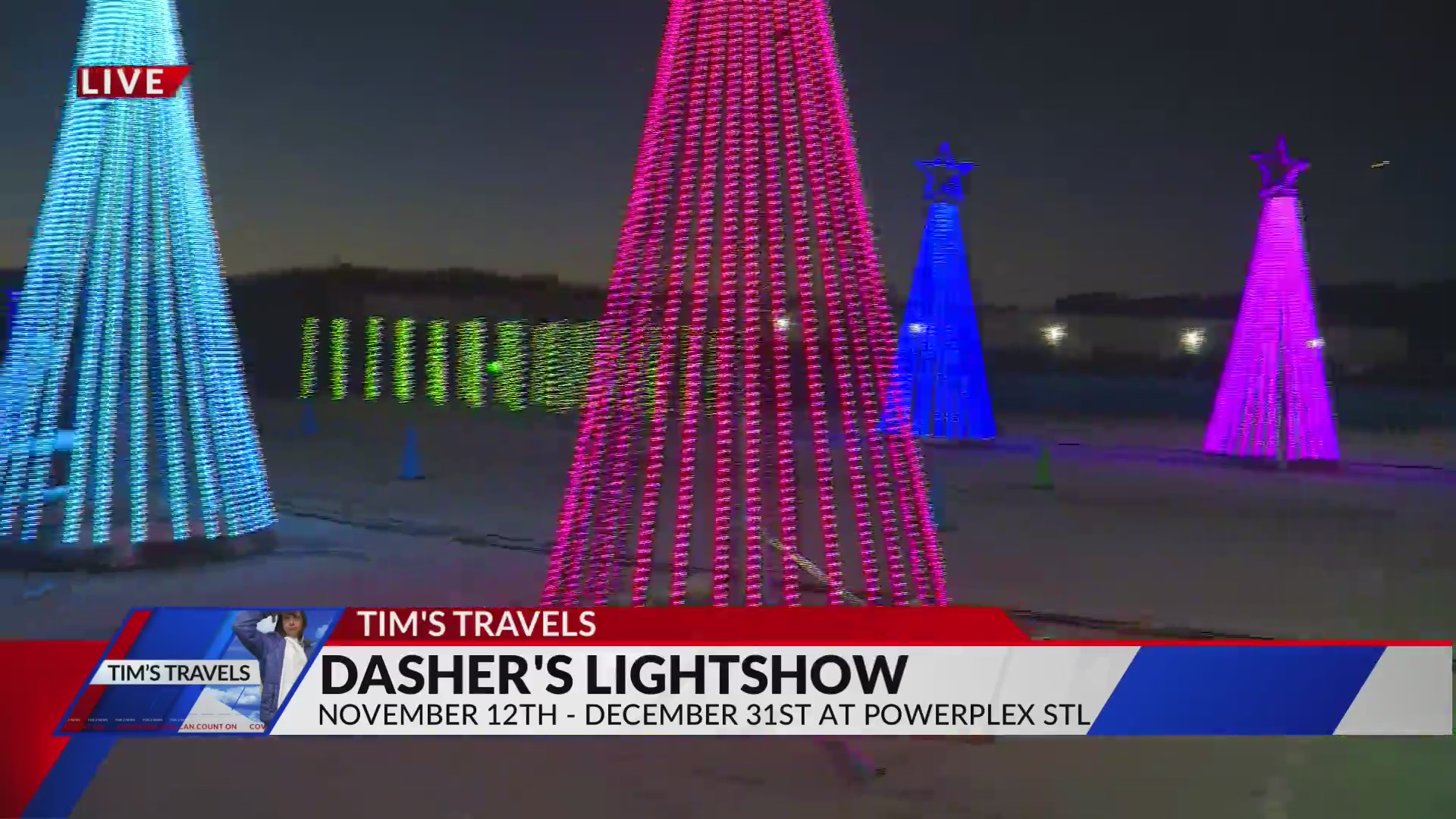 Tim’s Travels: Dasher’s Light Show starts Friday at POWERplex – FOX 2