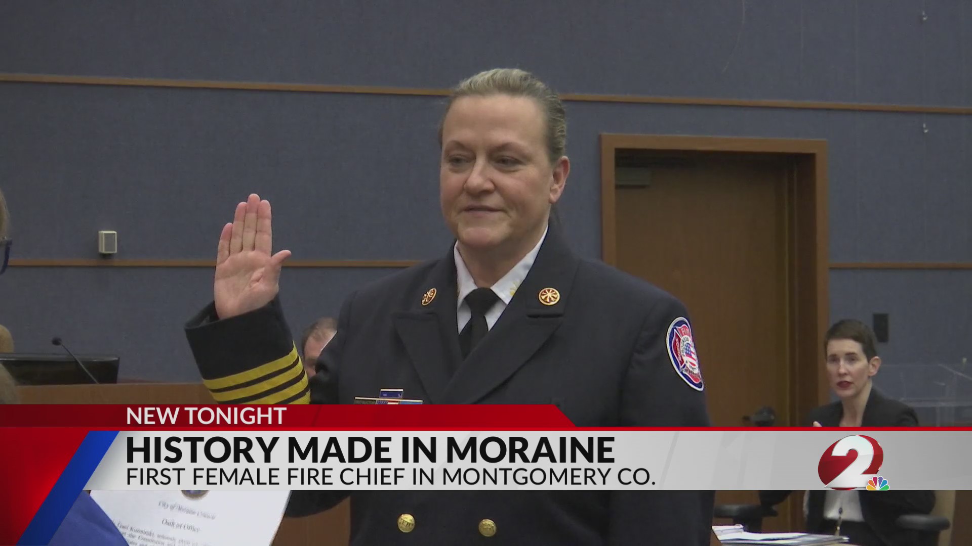 First female fire chief sworn in at Moraine Fire Department – WDTN.com