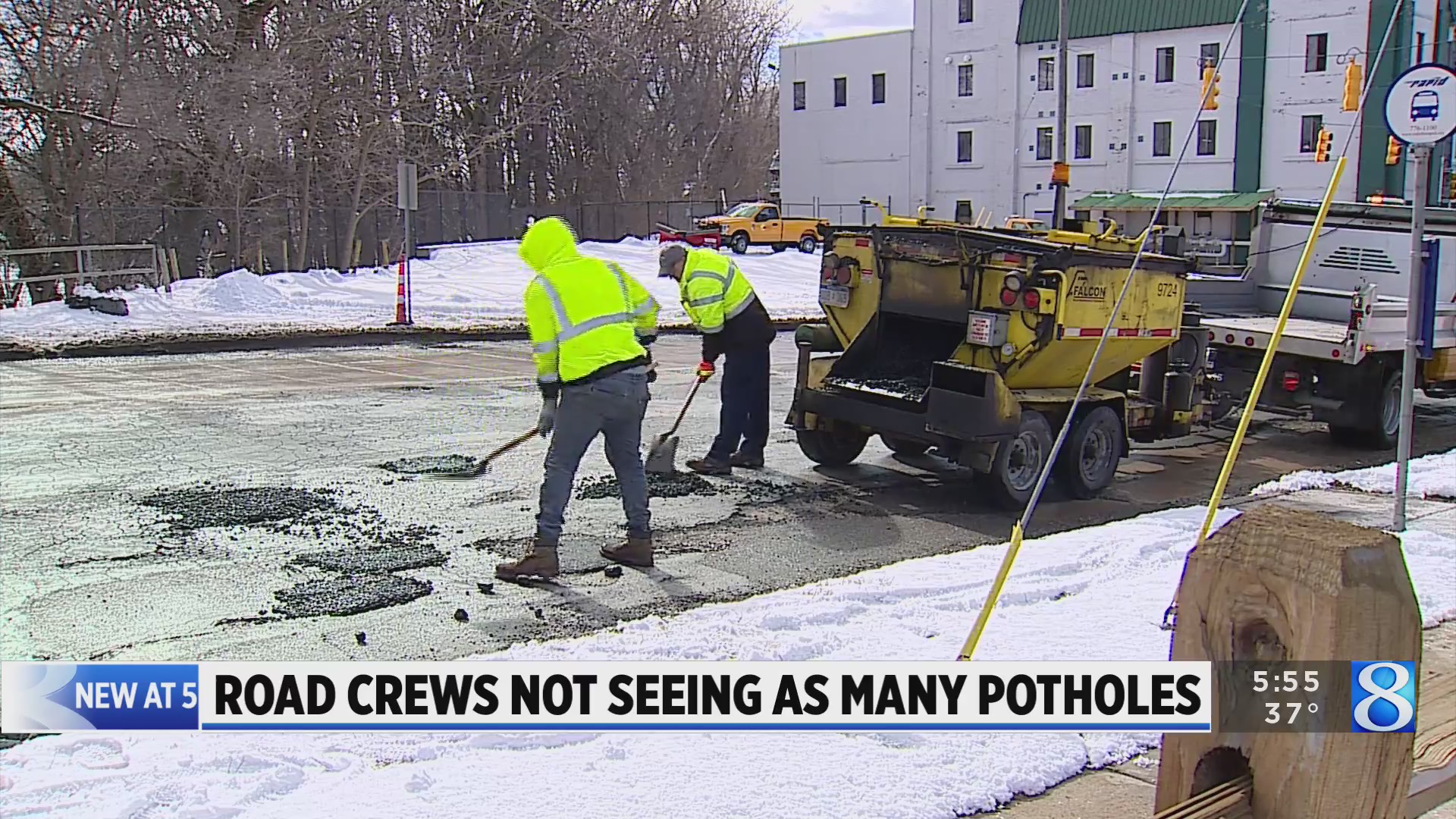 Potholes beginning to show up across W. MI – WOODTV.com