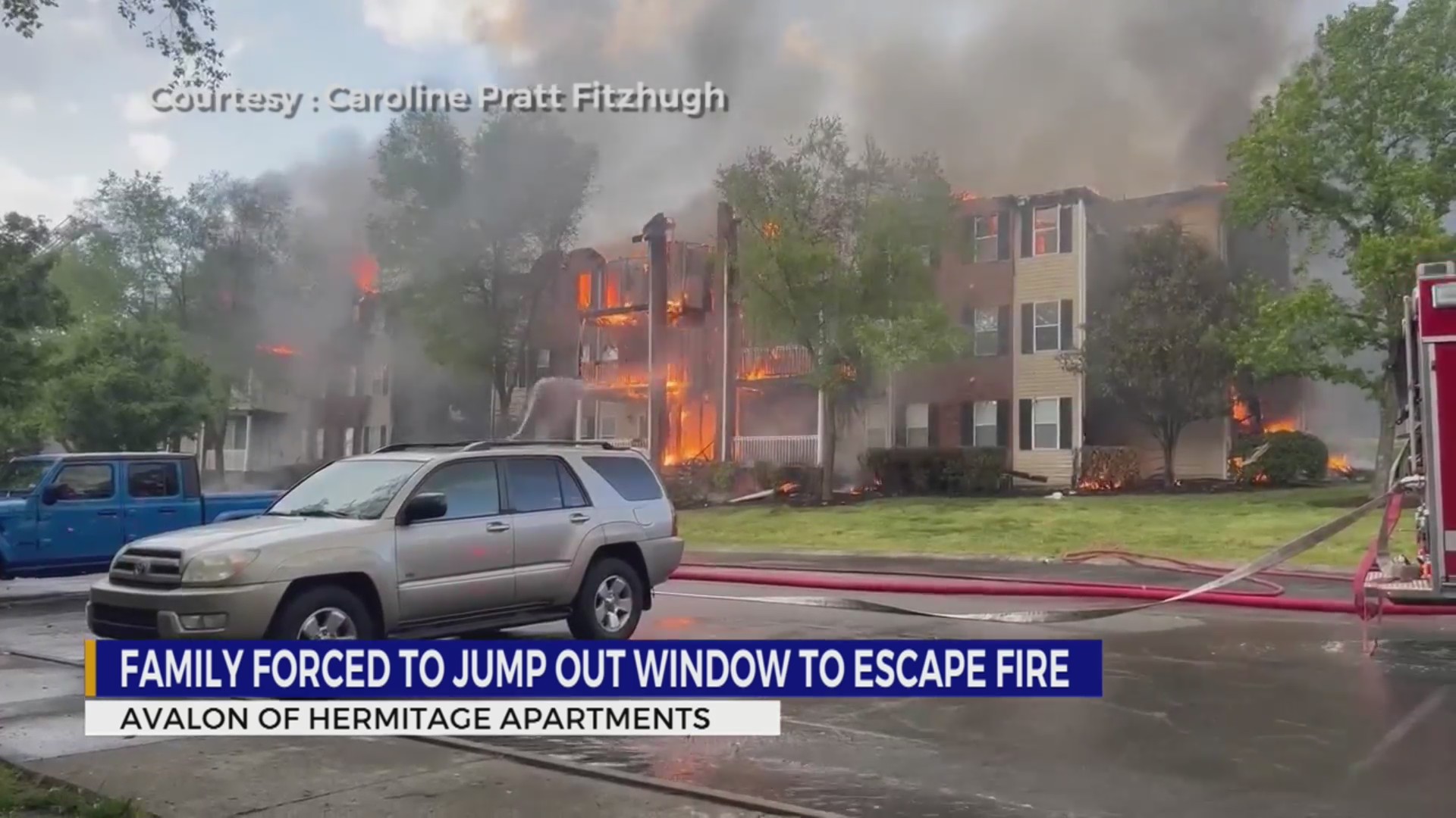 Family forced to jump out window to escape fire – WKRN News 2
