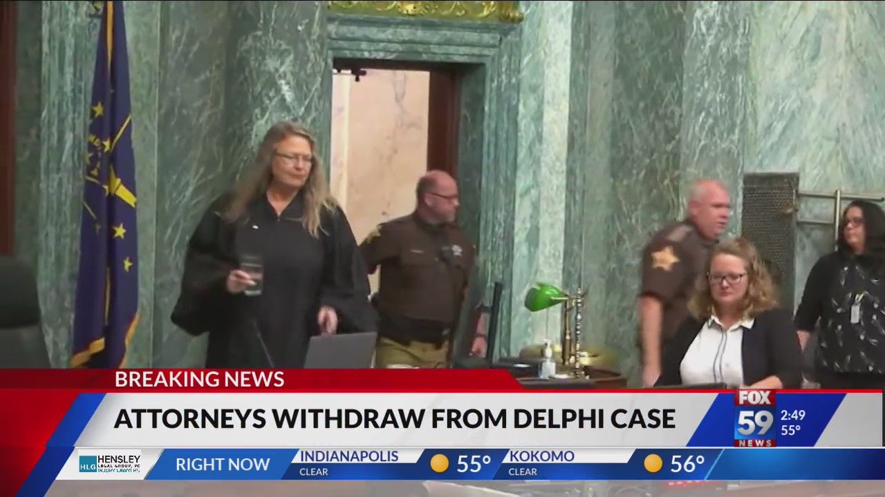 Attorneys For Delphi Murder Suspect Withdraw From Case Fox 59