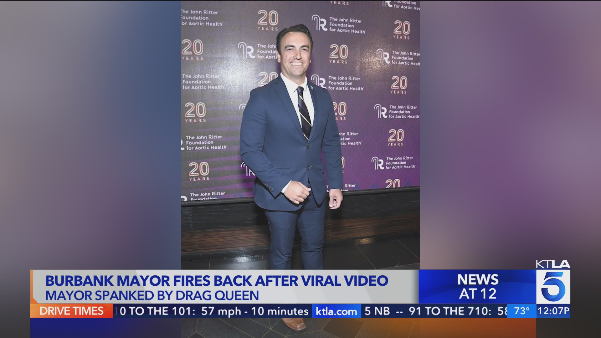 Burbank mayor addresses backlash over drag queen spanking video – KTLA