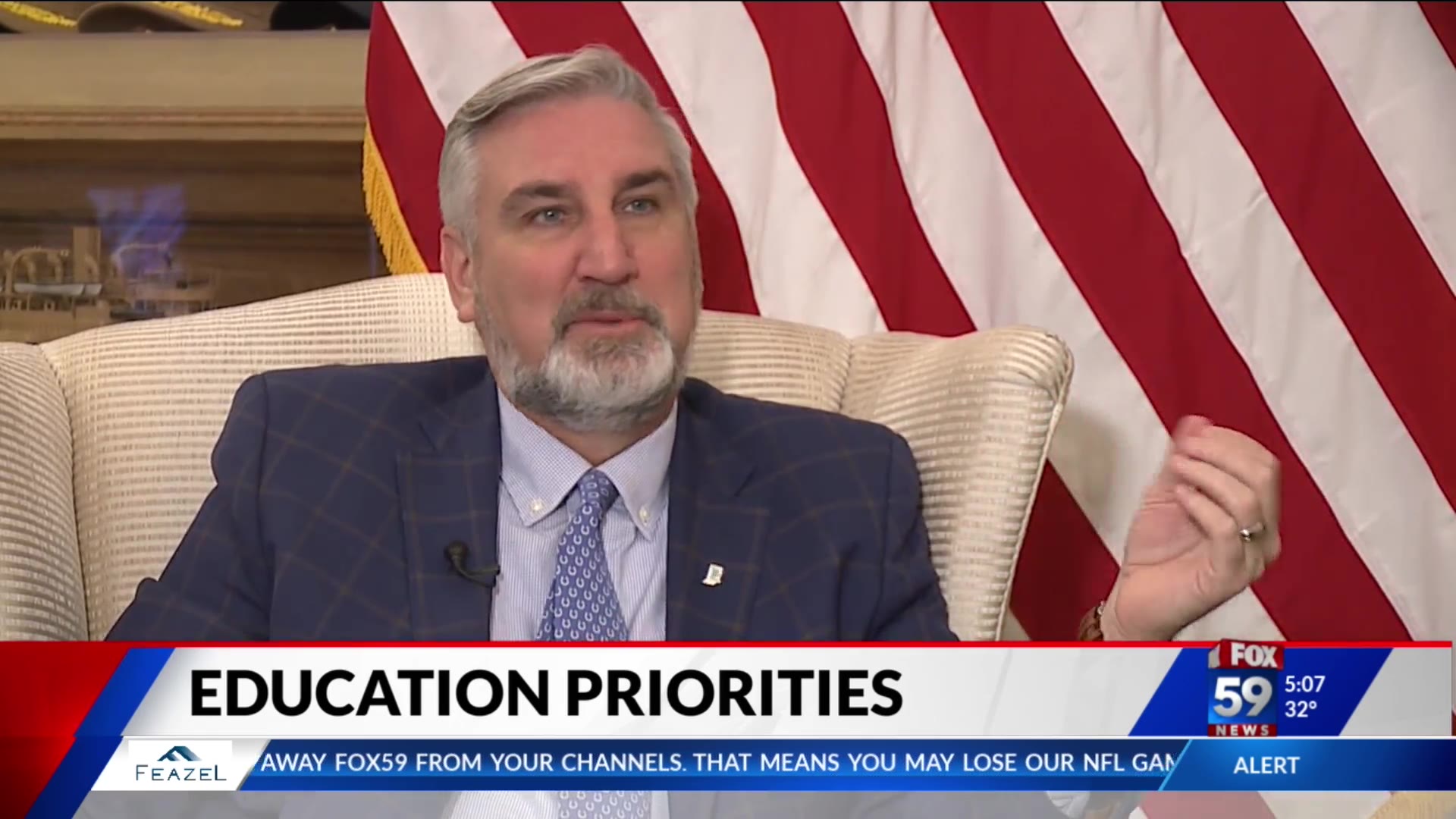 Gov. Holcomb talks school funding, political future in year-end ...