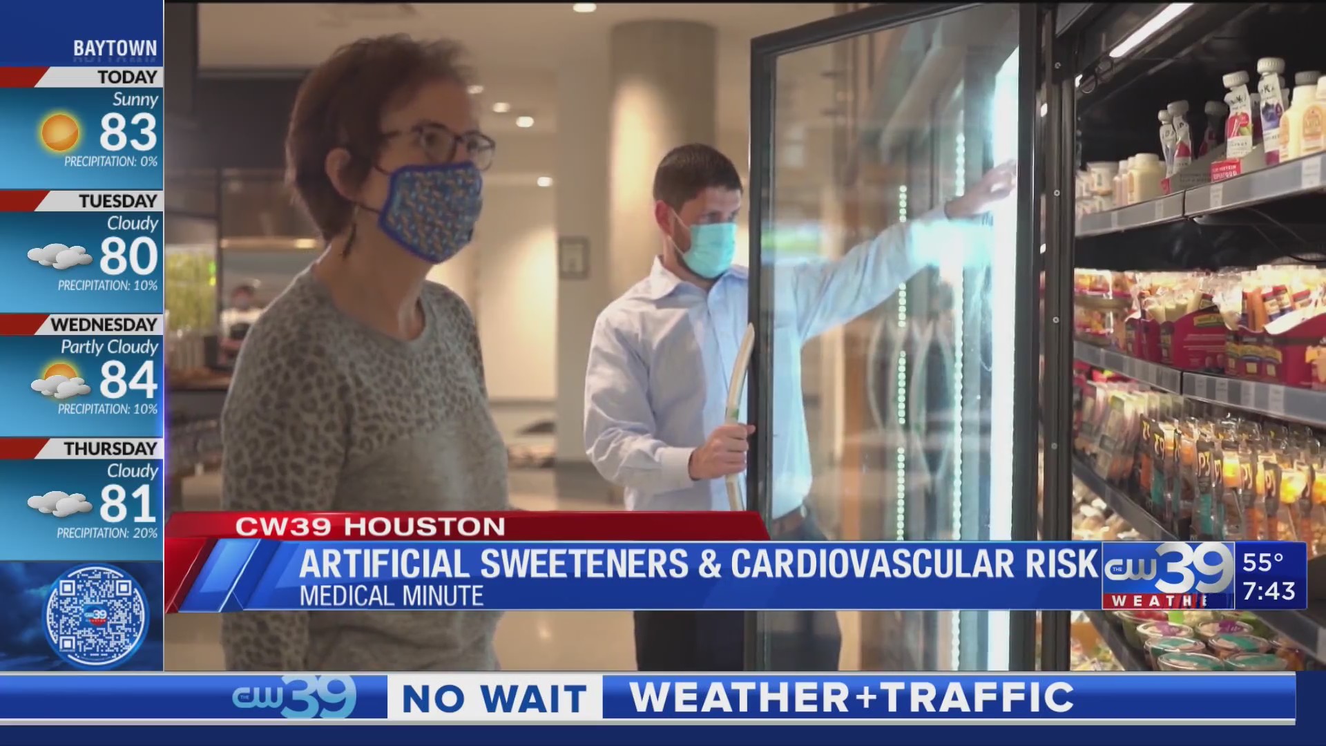 Artificial sweetener tied to high risk of heart attack, stroke ...