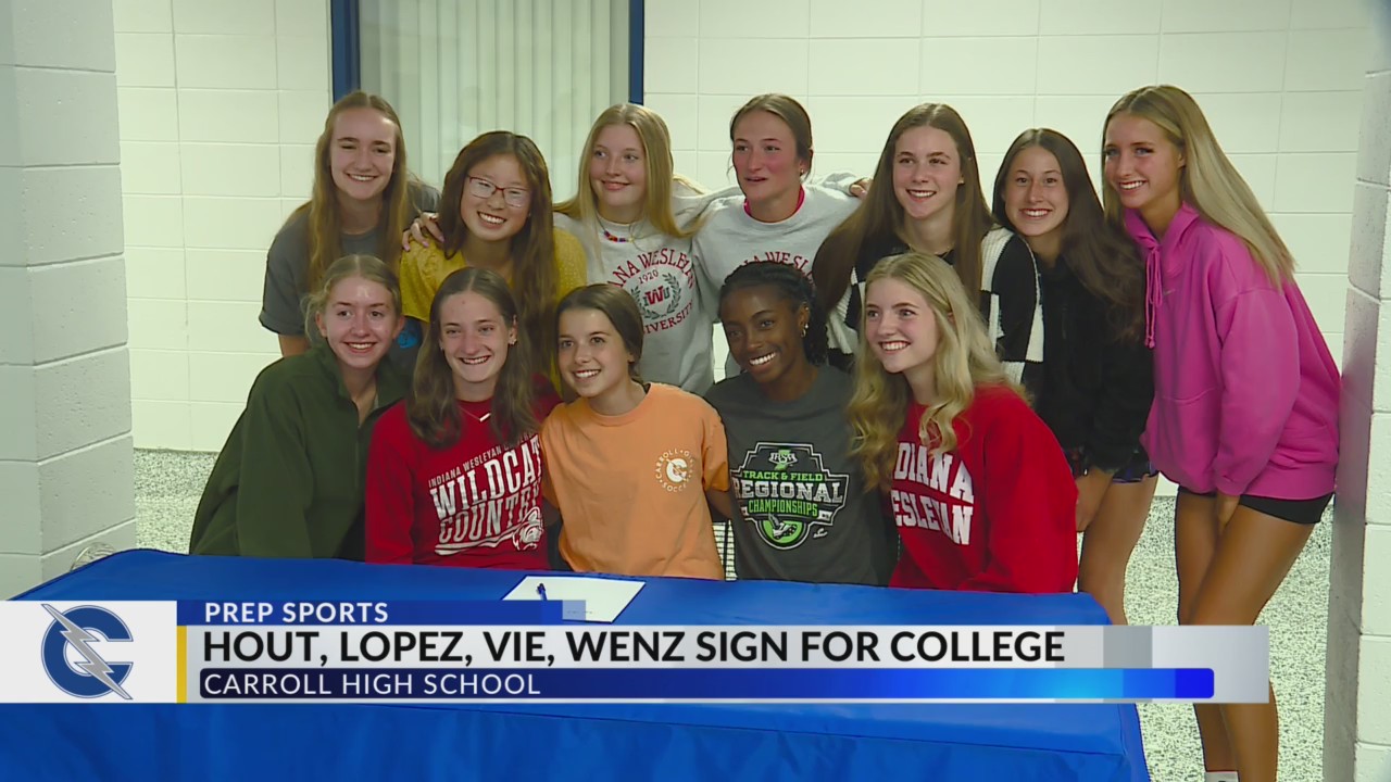 Carroll’s Paige Hout, Anna Vie, Katie Wenz, and Sebastian Lopez sign ...