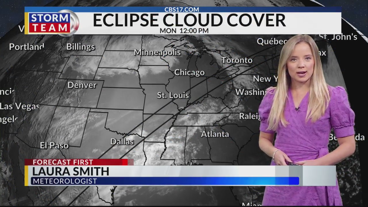 Monday weather at noon – CBS17.com