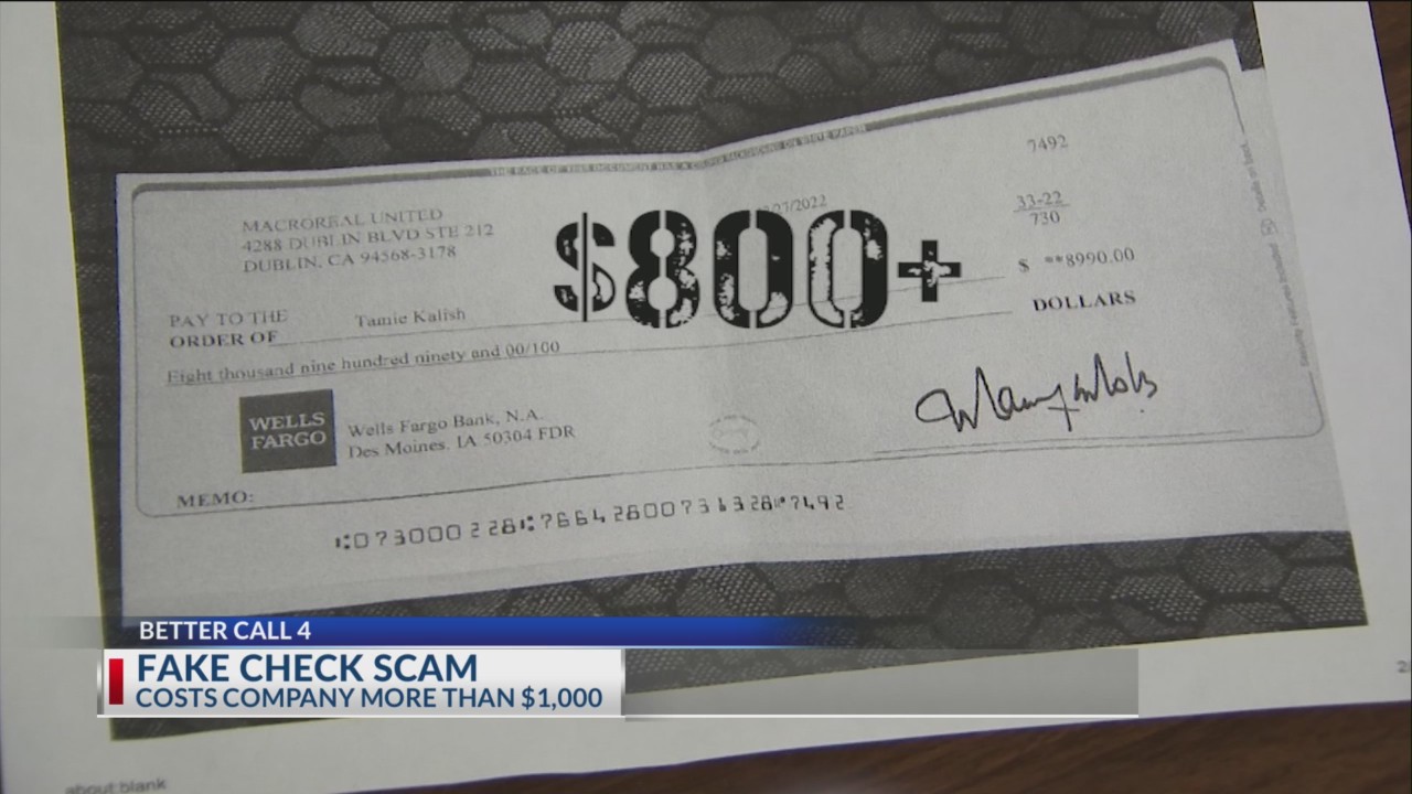 Columbus small business owner victim of check scam – NBC4 WCMH-TV