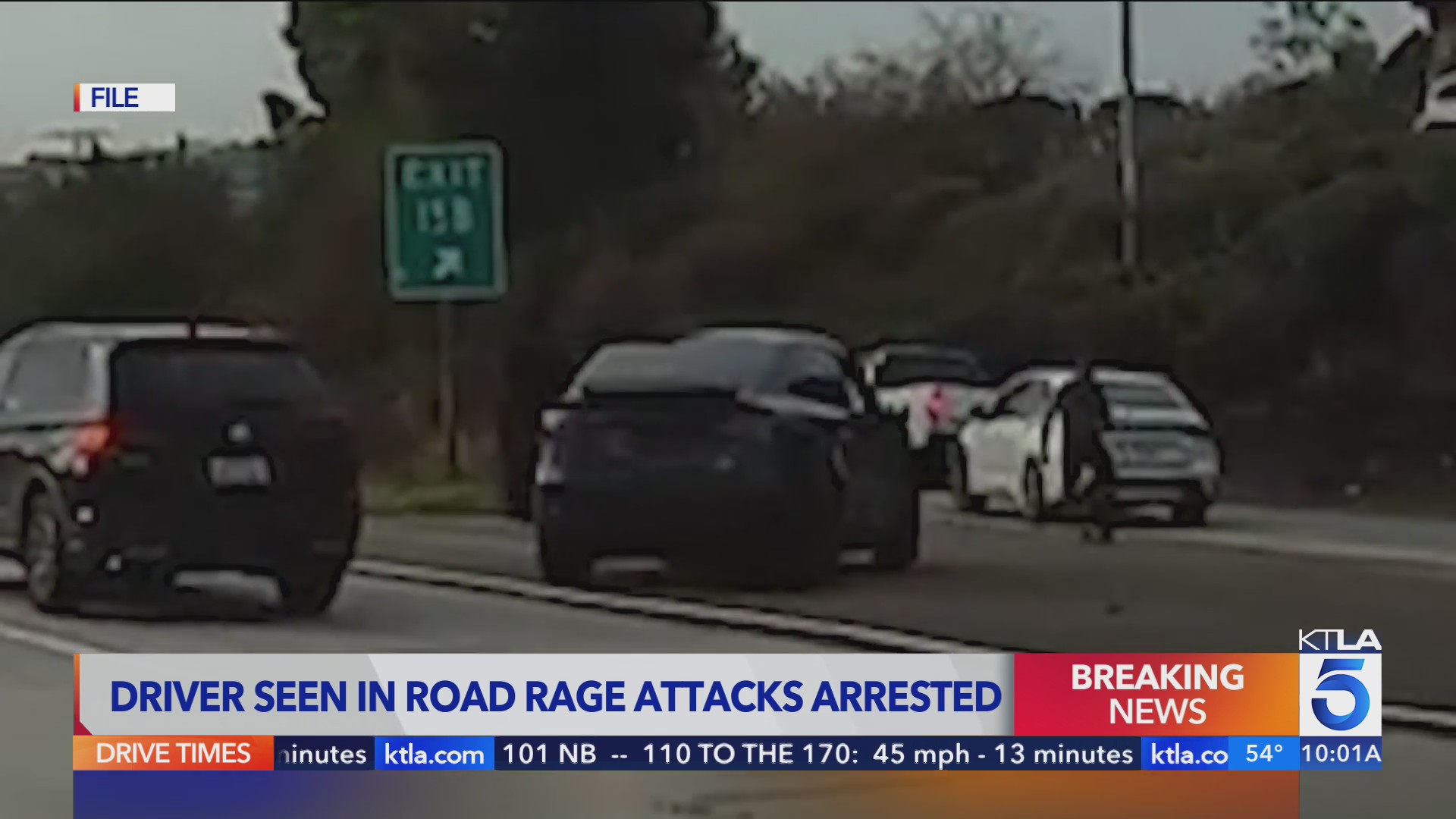 Driver Seen In Road Rage Attacks Arrested Ktla