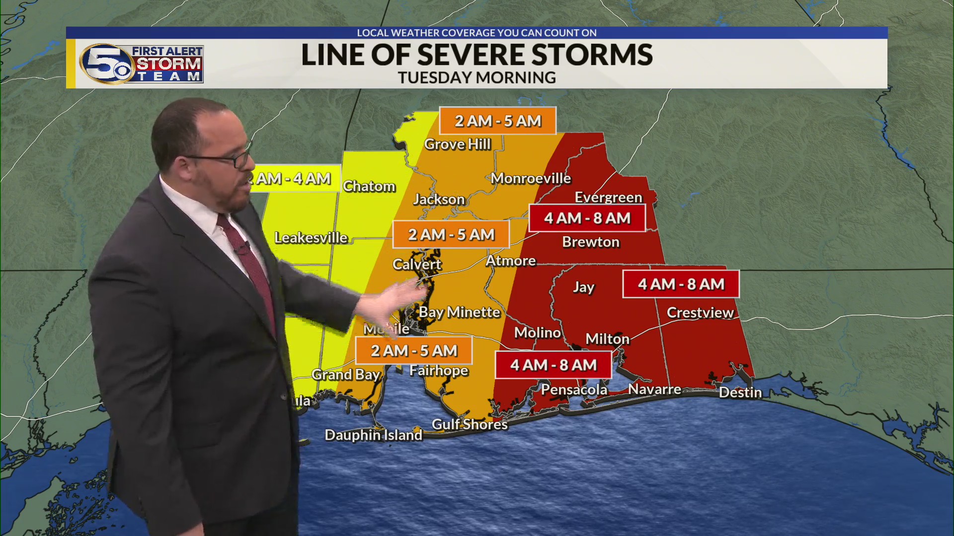 4pm MONDAY MAIN WEATHER – WKRG News 5