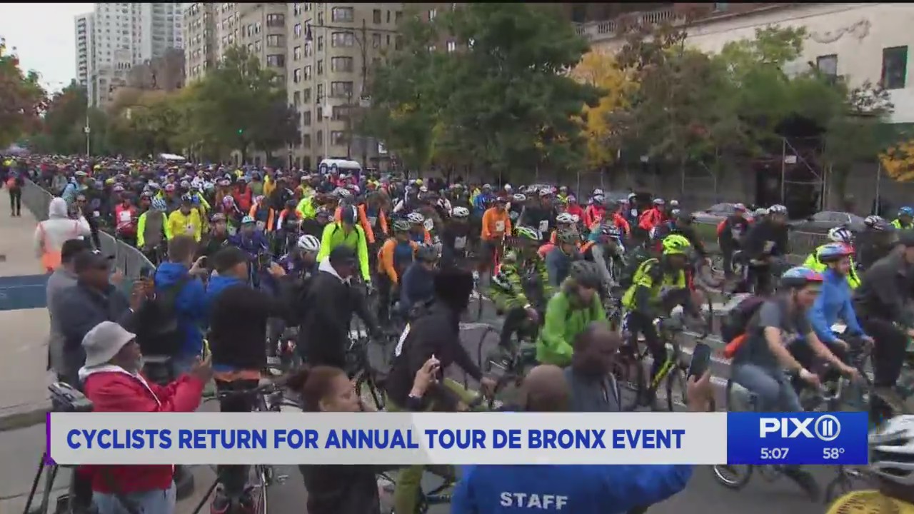 Cyclists return for Tour de Bronx – PIX11