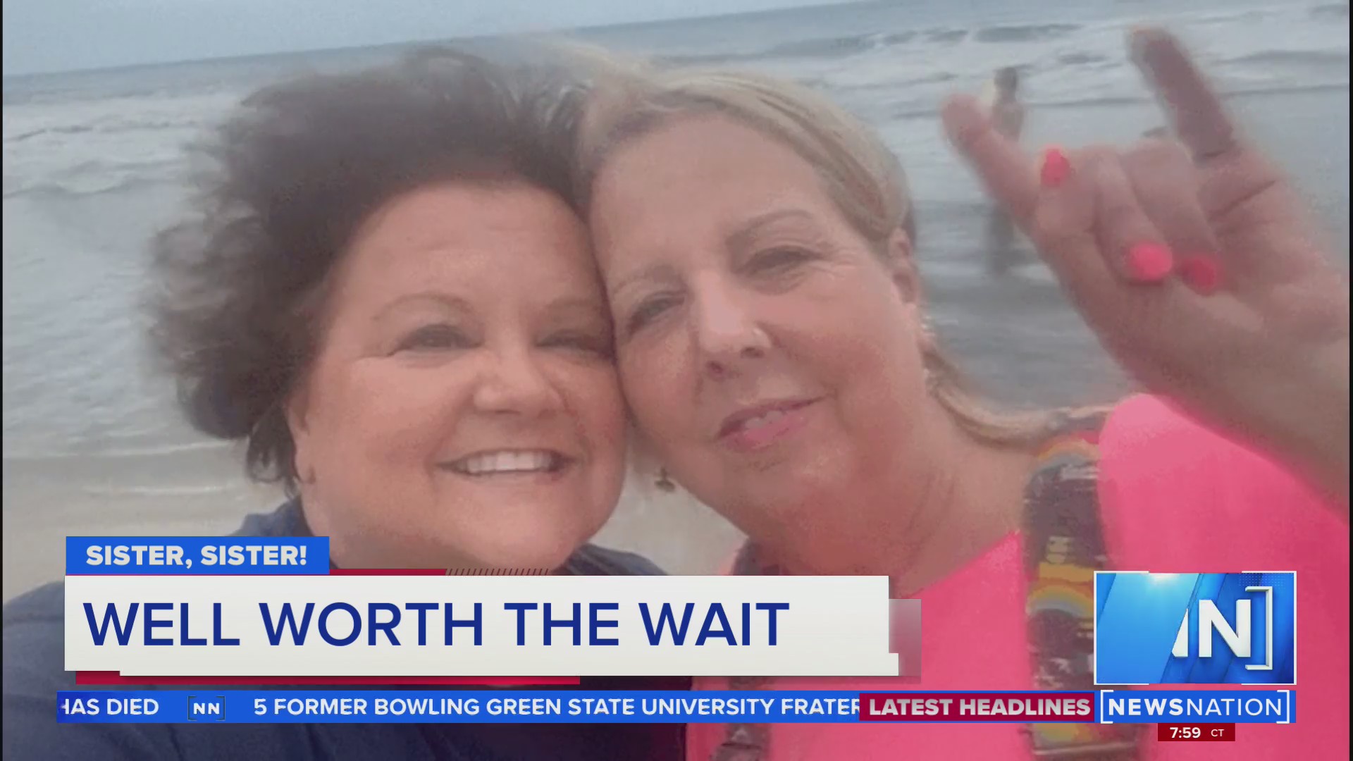Long lost sisters reunited thanks to DNA test | NewsNation Prime ...