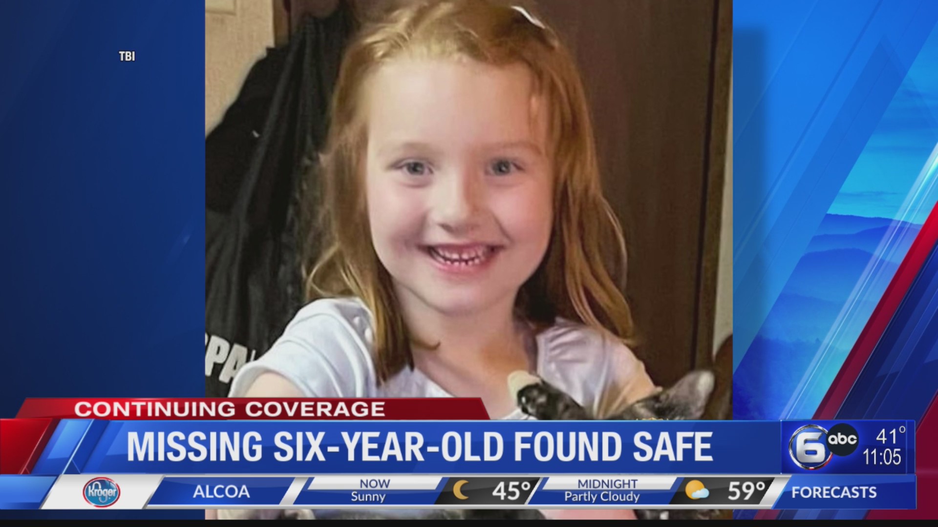 Missing 6-year-old found safe – WATE 6 On Your Side Missing 6-year-old found safe – WATE 6 On Your Side