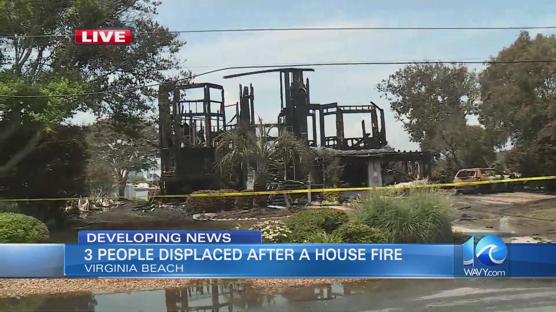 3 displaced following house fire on Sand Bend Road in Virginia Beach ...