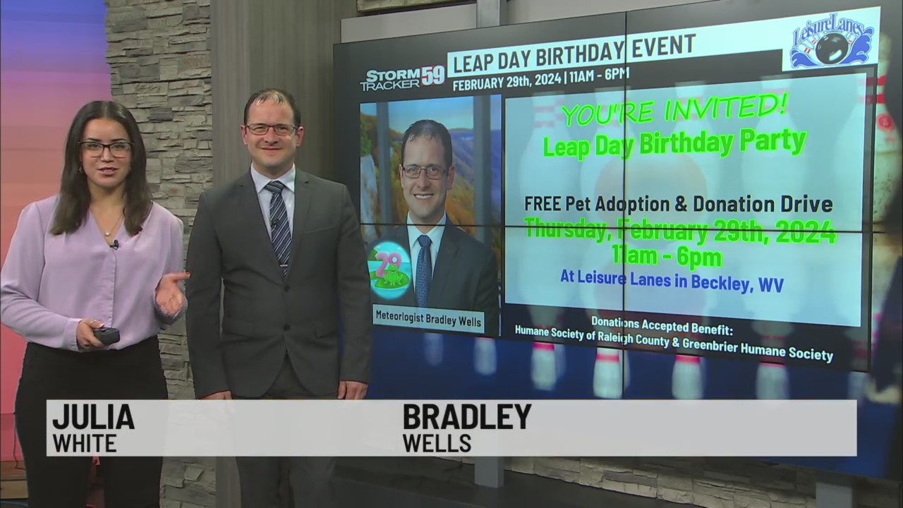 Turning 10, Again; Meteorologist Bradley Wells celebrates Leap Day ...