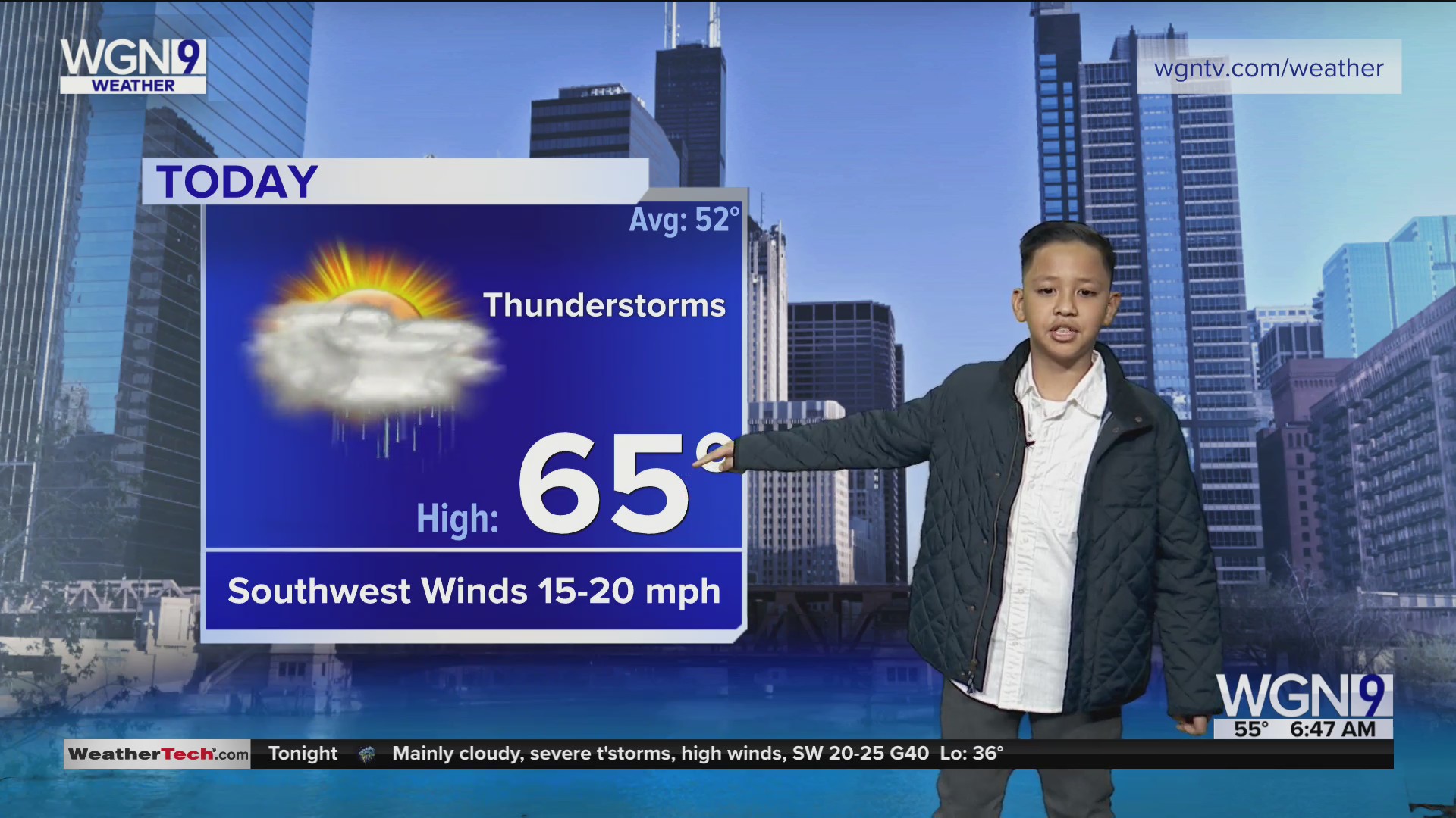 Adorable Friday Forecaster – WGN-TV