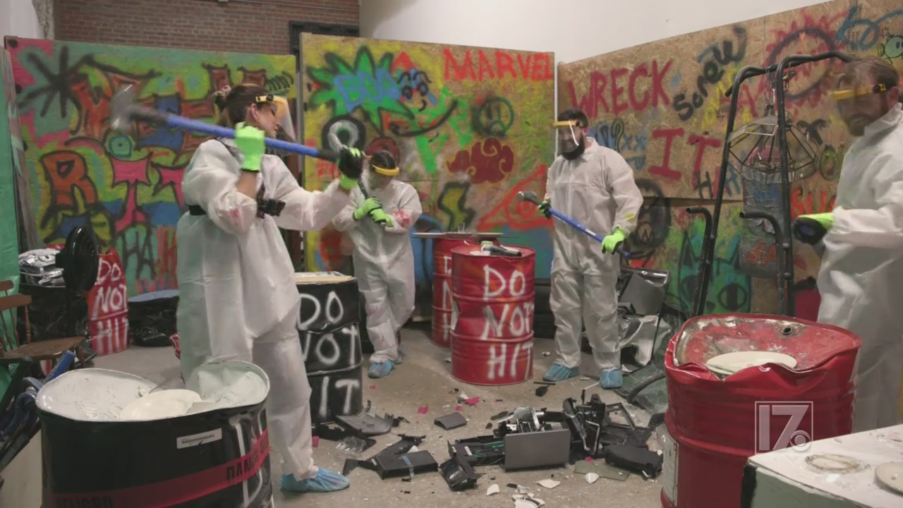 Let some rage out with the help of Wreck it Rage Room – CBS17.com