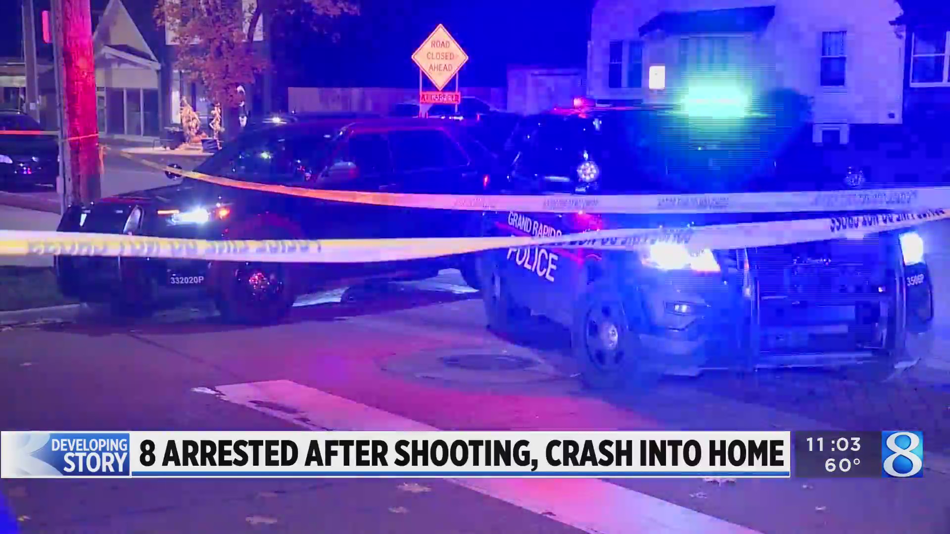 8 juveniles arrested after Gaines Township shooting, car crashes into GR house – WOODTV.com