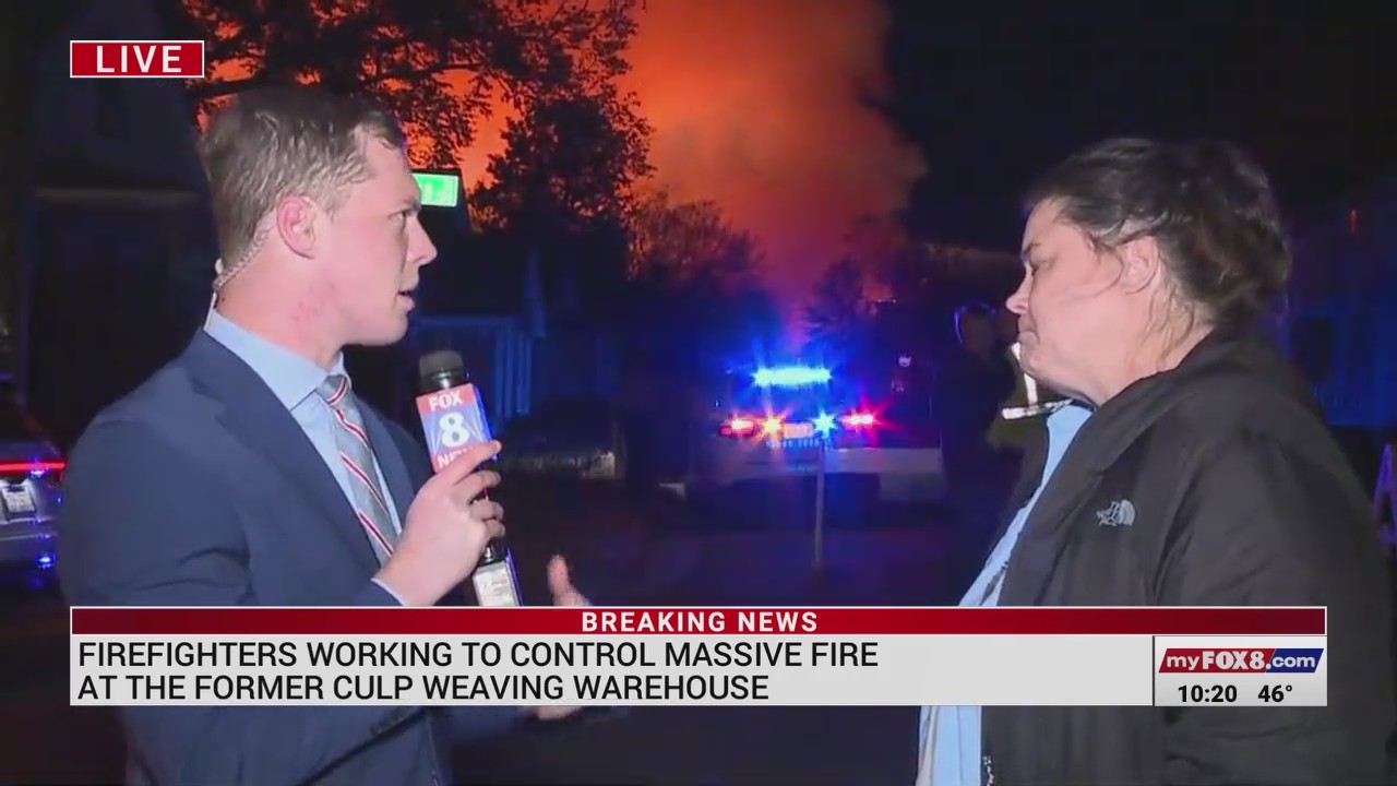 Graham mayor speaks on massive warehouse fire – FOX8 WGHP