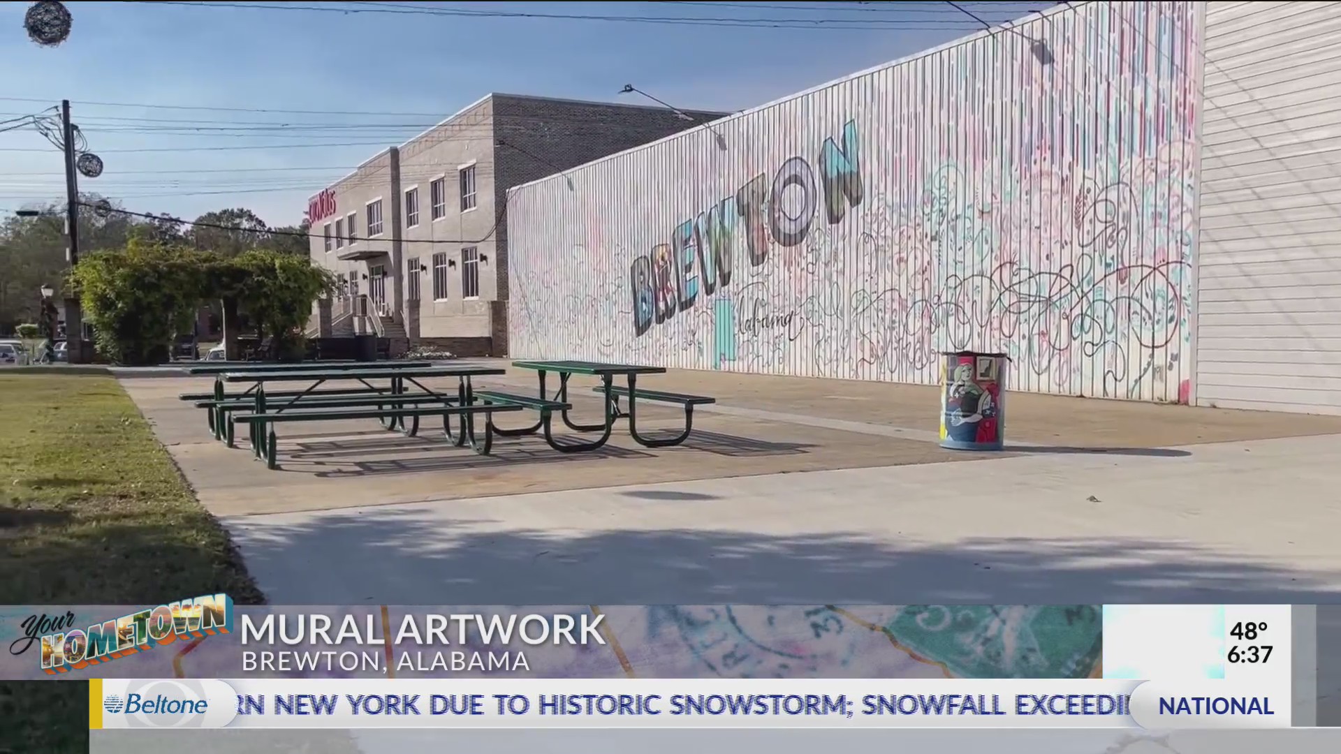 Murals and Monkeys in downtown Brewton – WKRG News 5