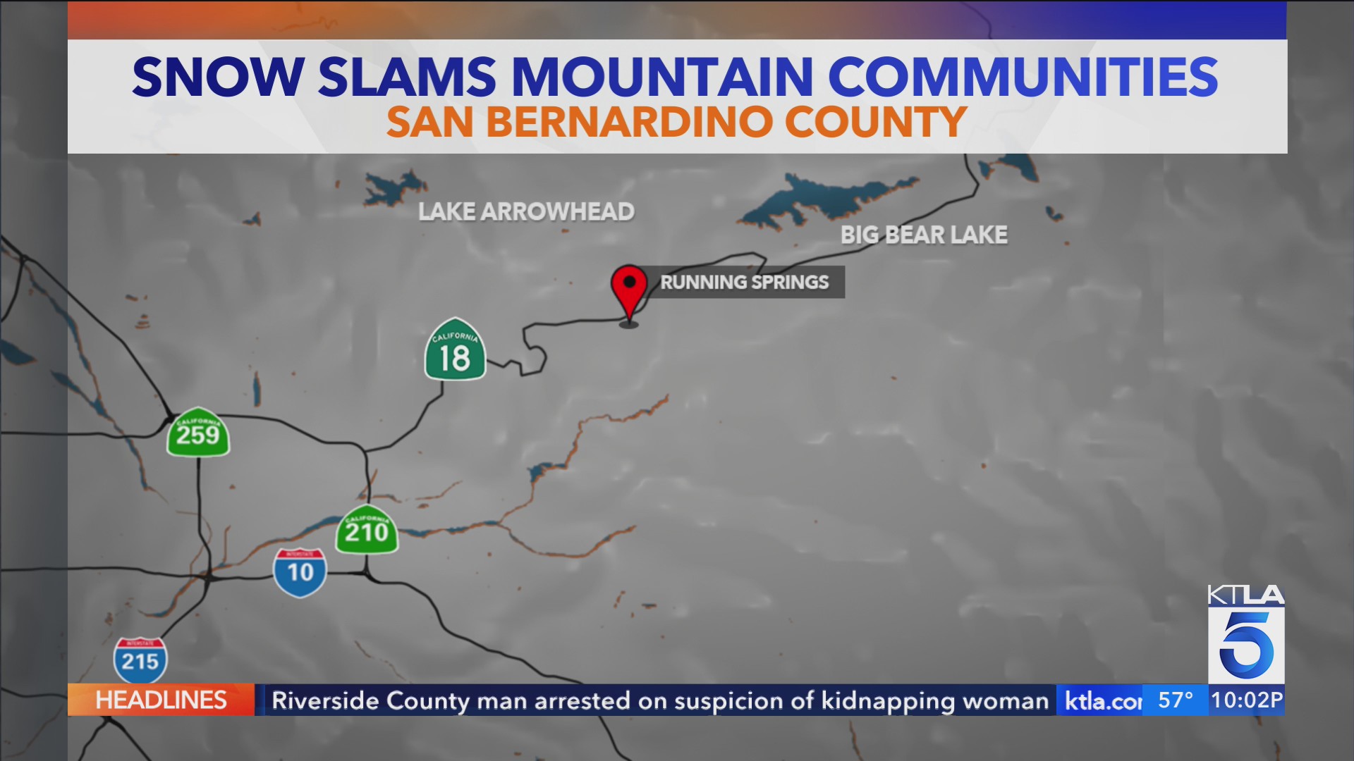 SoCal mountains slammed by snow – KTLA