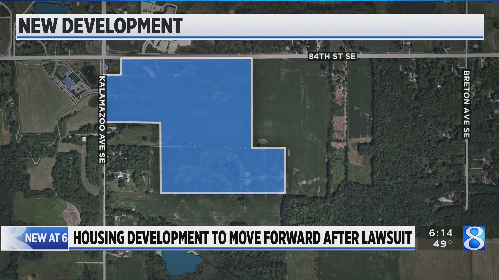 Lawsuit pushes forward Gaines Township neighborhood development – WOODTV.com