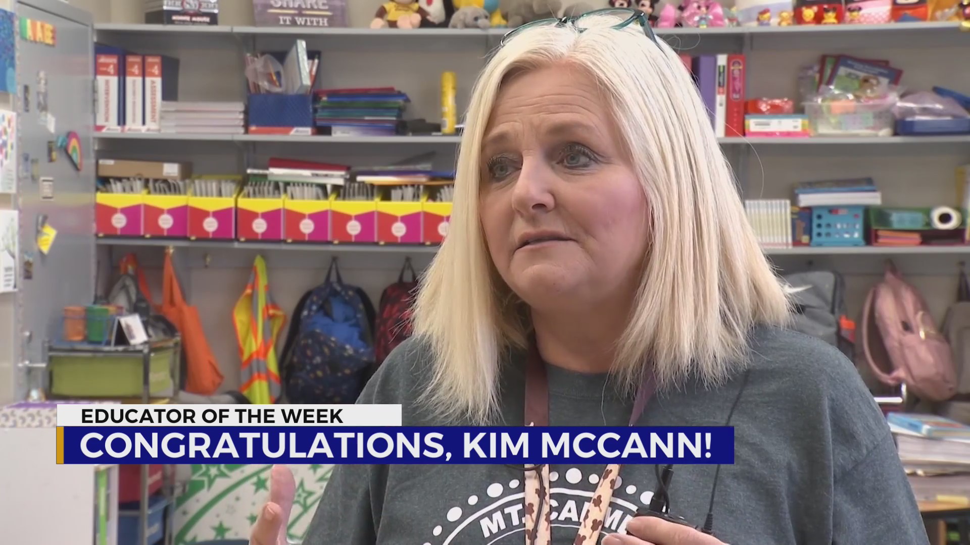 Educator of the Week: Kim McCann, Mount Carmel Elementary School – WJHL ...