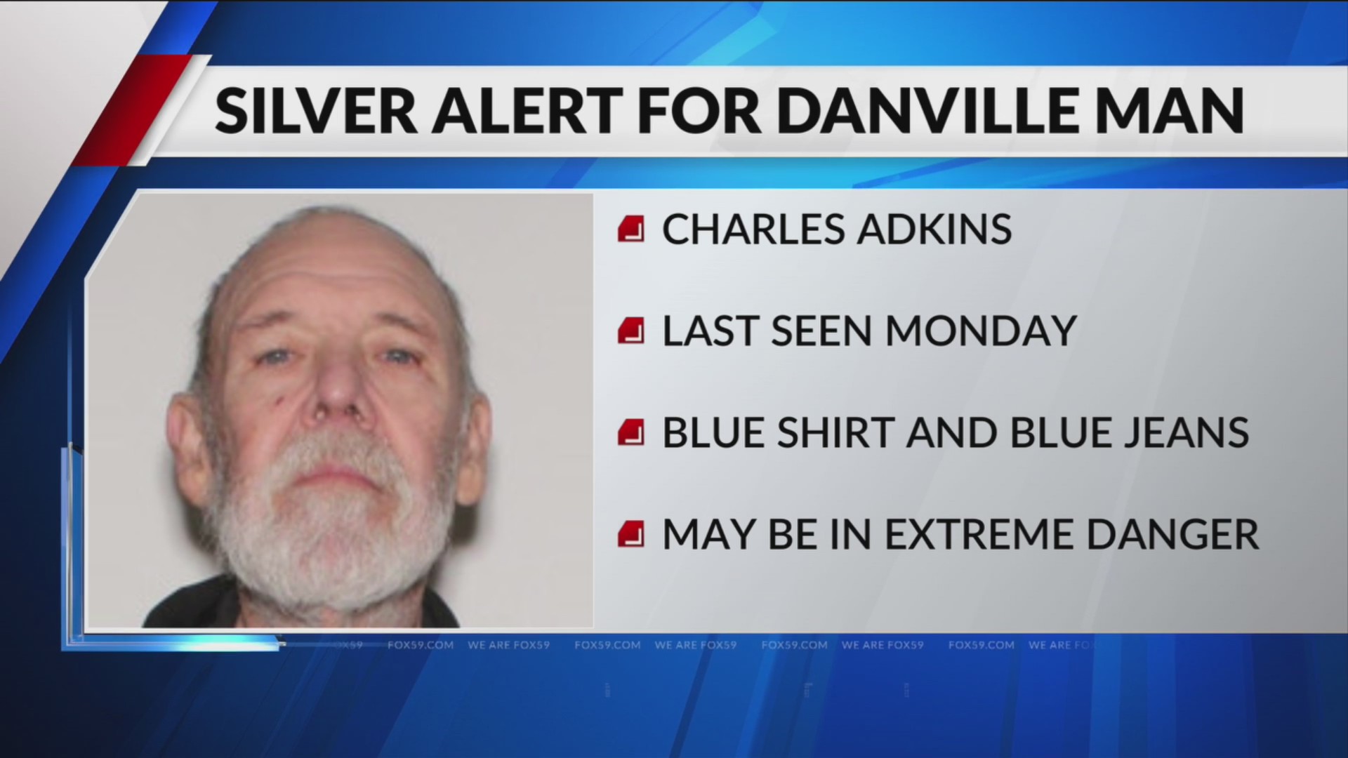 Silver Alert declared for Hendricks County man – Fox 59