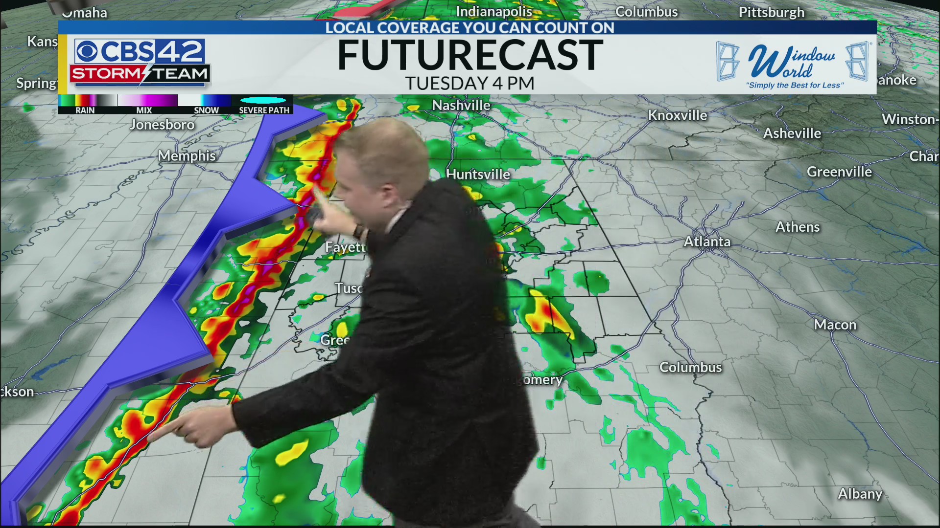 Severe Storms Possible Tuesday – CBS 42