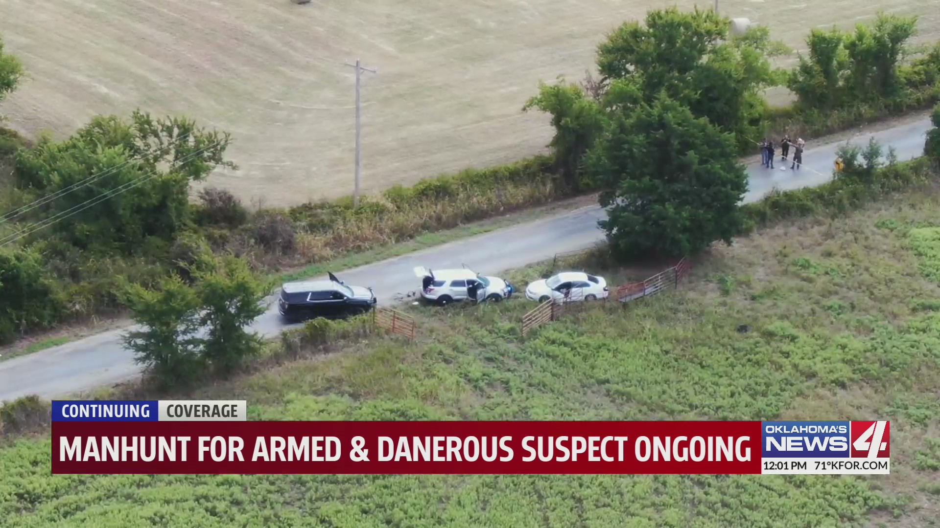 Manhunt for armed & dangerous suspect ongoing – KFOR.com Oklahoma City