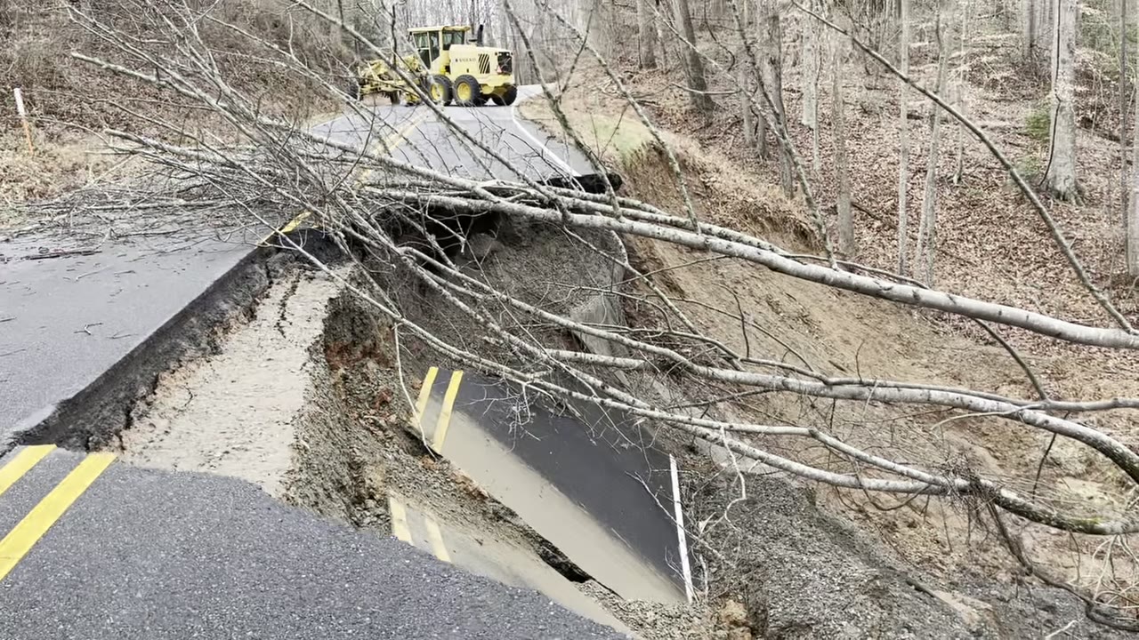 Road collapses on N.C. 89 in Stokes County – FOX8 WGHP