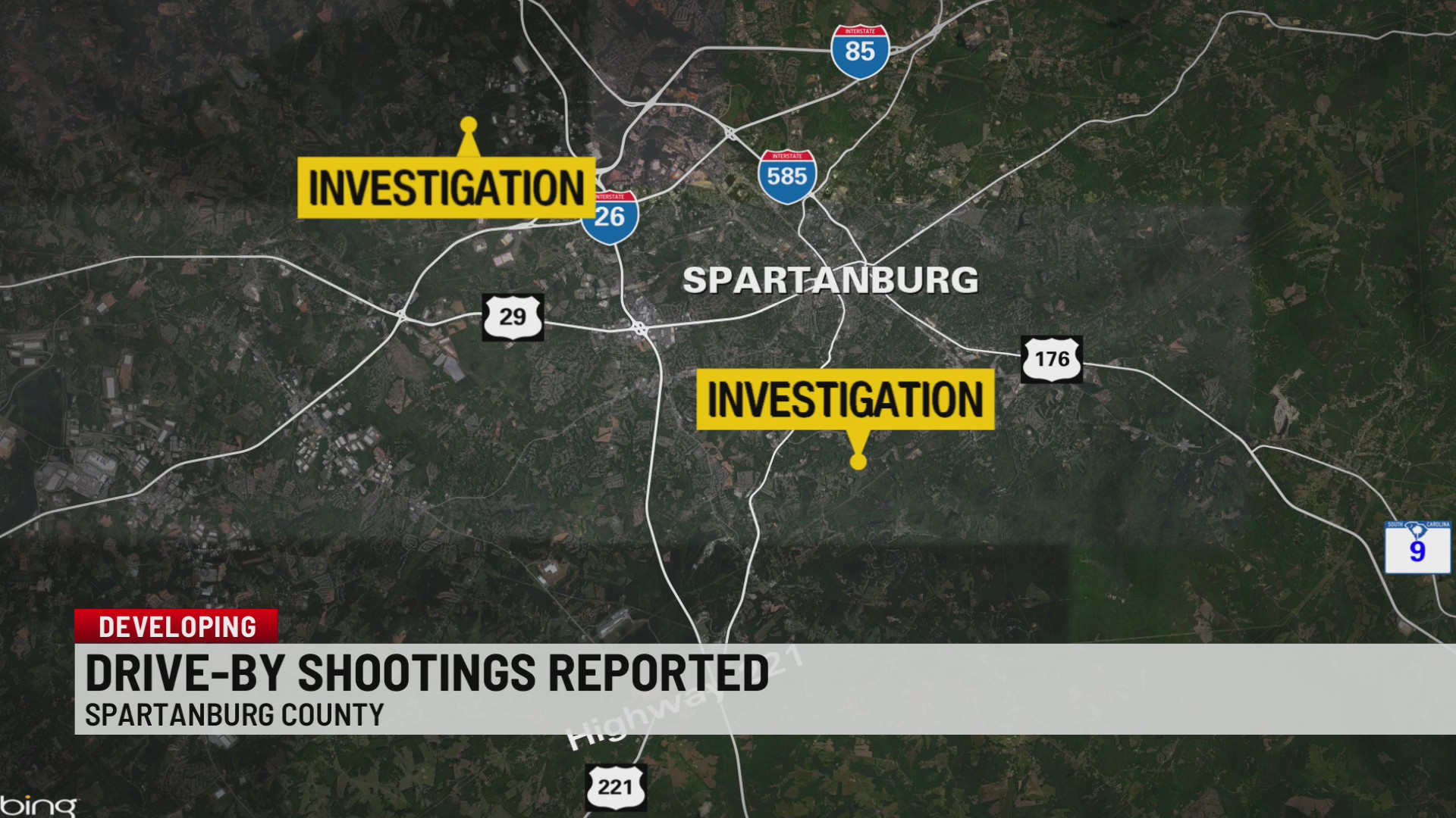 Deputies investigating drive-by shooting in Spartanburg Co. – WSPA 7NEWS