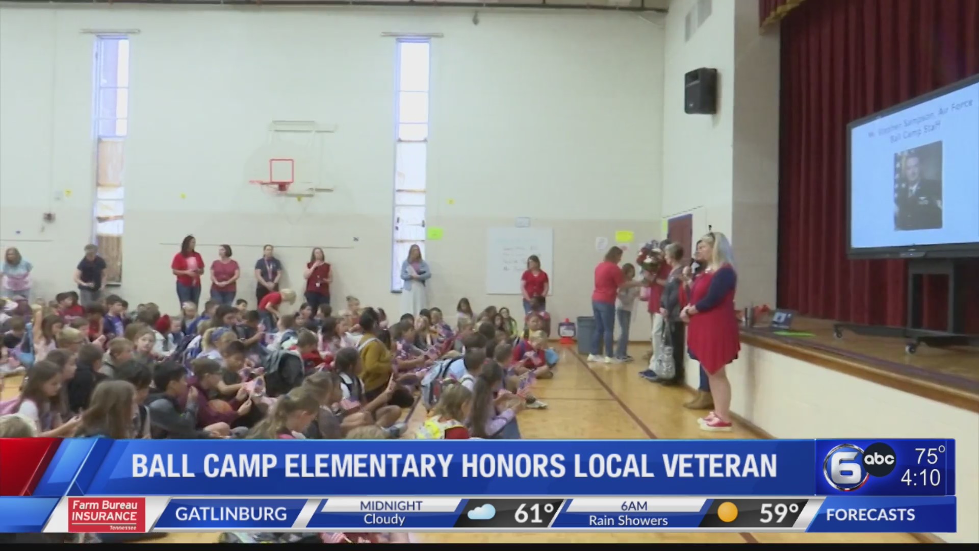 Ball Camp Elementary honors local veteran – WATE 6 On Your Side